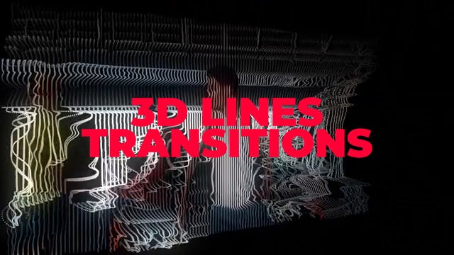 3D Lines Transitions video templates | Artlist