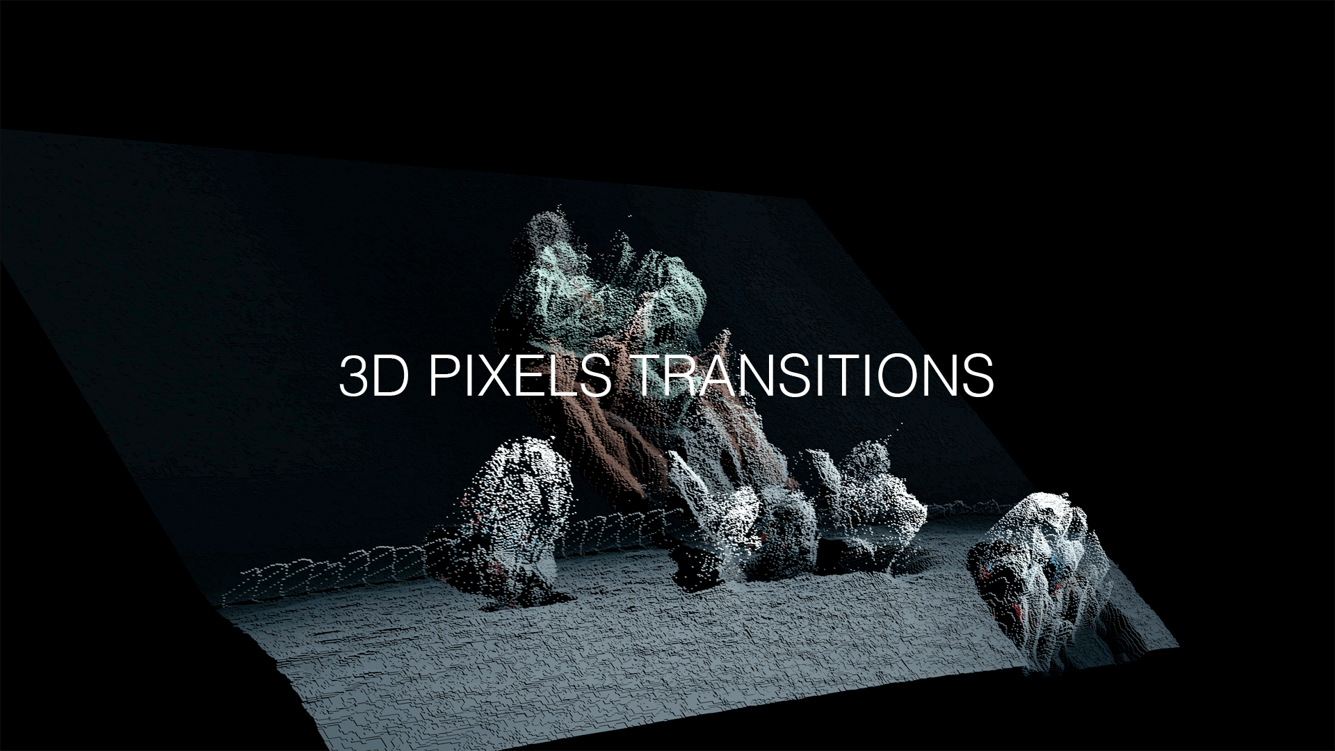 3D Pixels Transitions video templates | Artlist