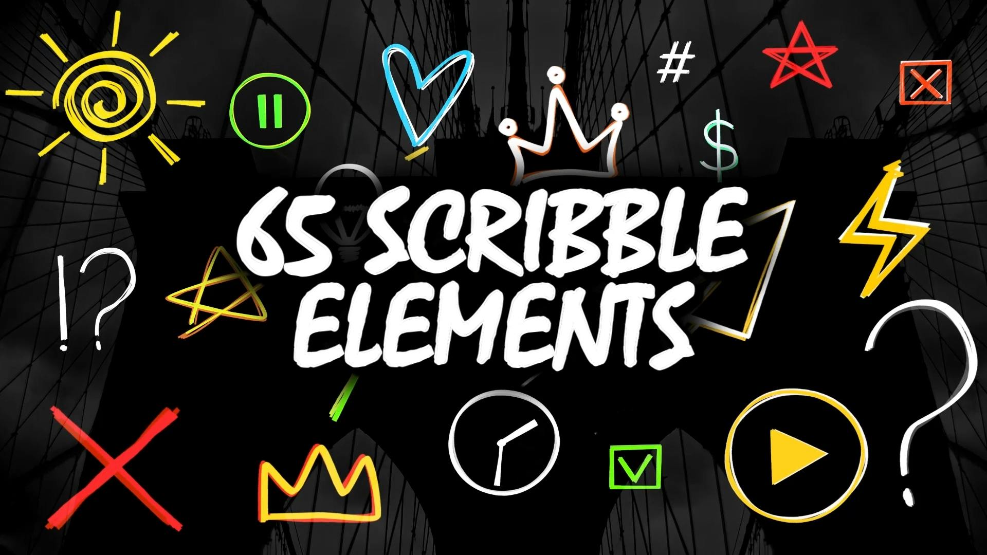 65 Scribble Elements video templates | Artlist