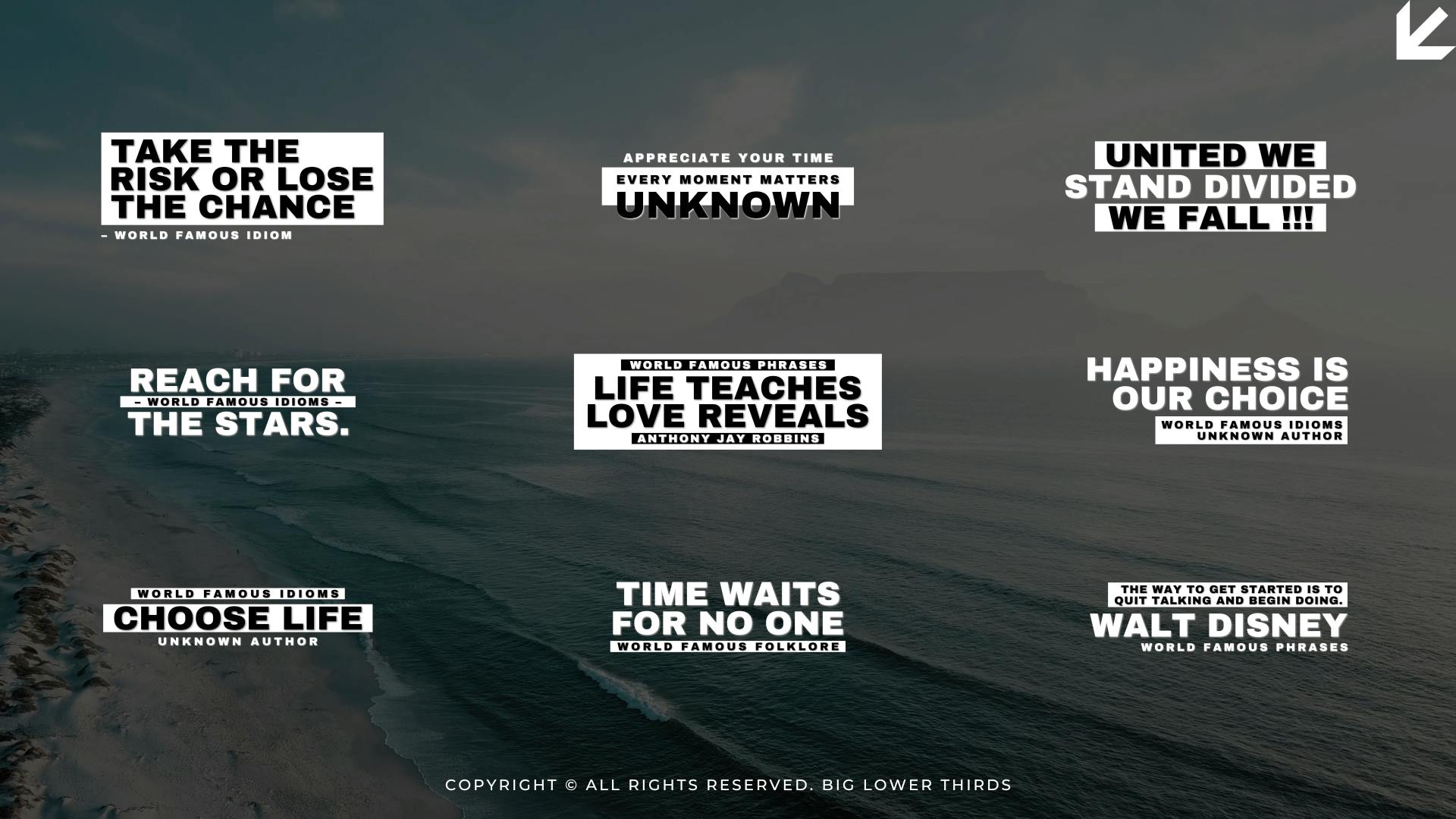 Big Lower Thirds video templates | Artlist