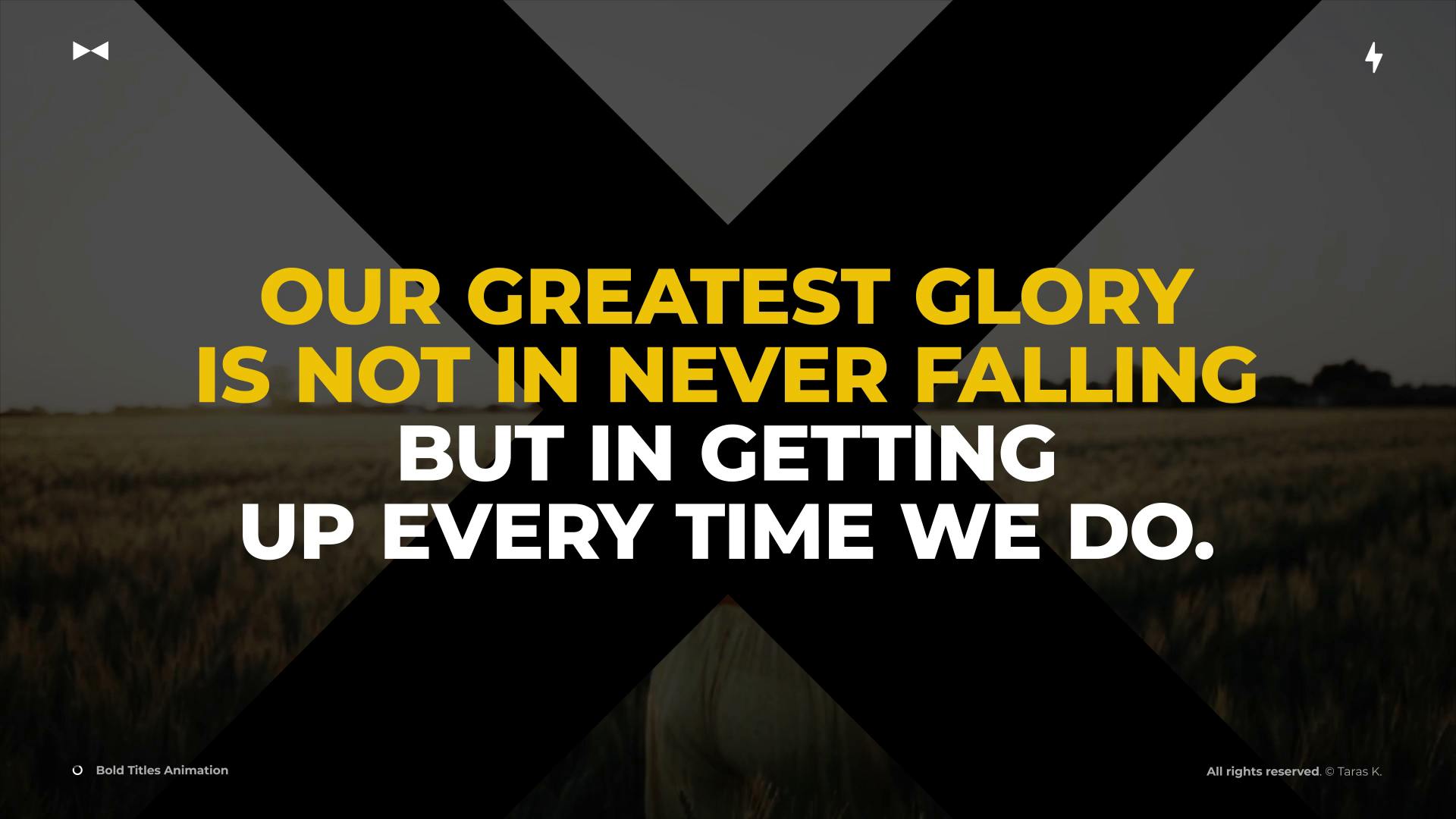 Bold Titles Animation video templates | Artlist