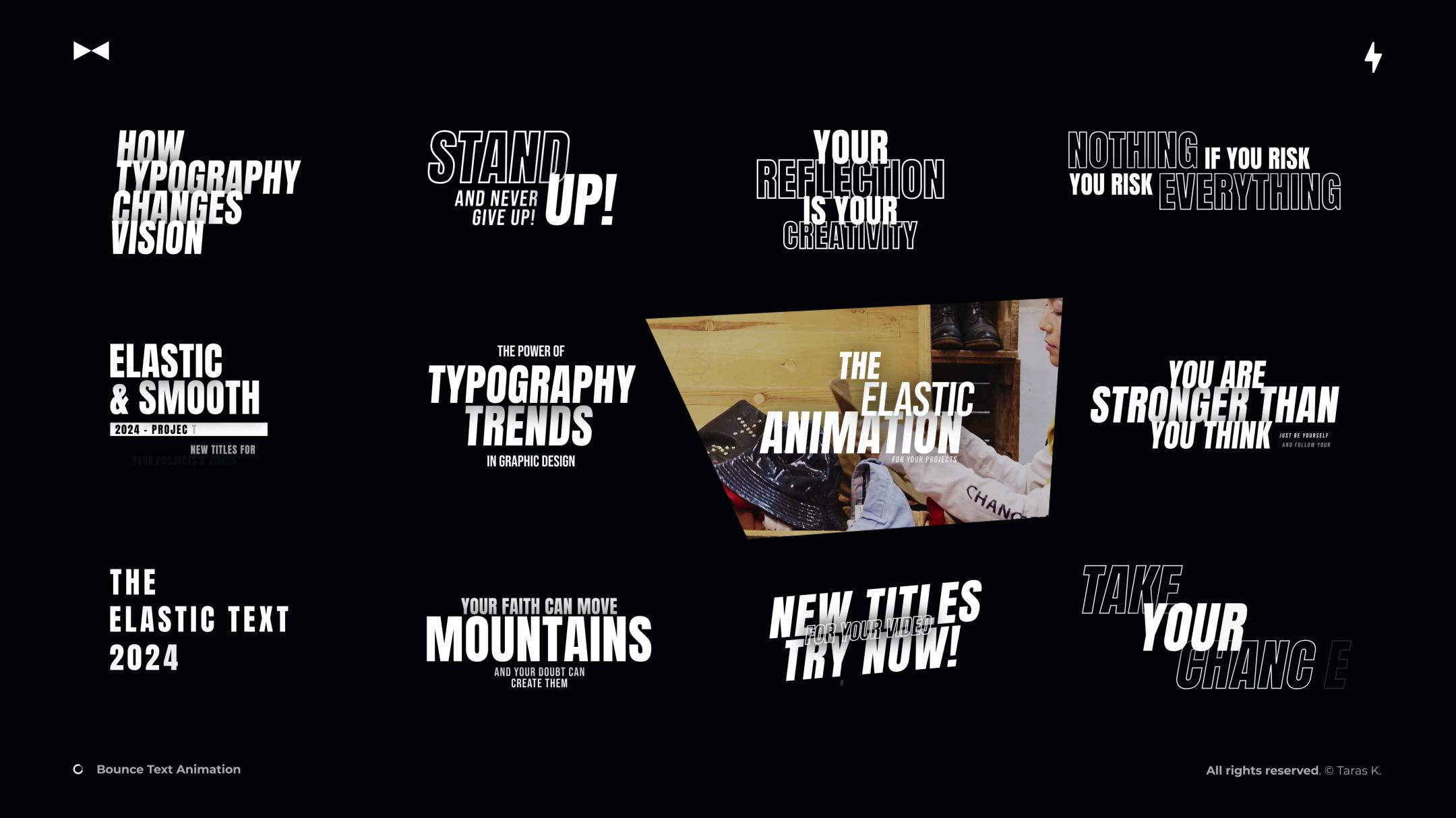 Bounce Text Animation video templates | Artlist
