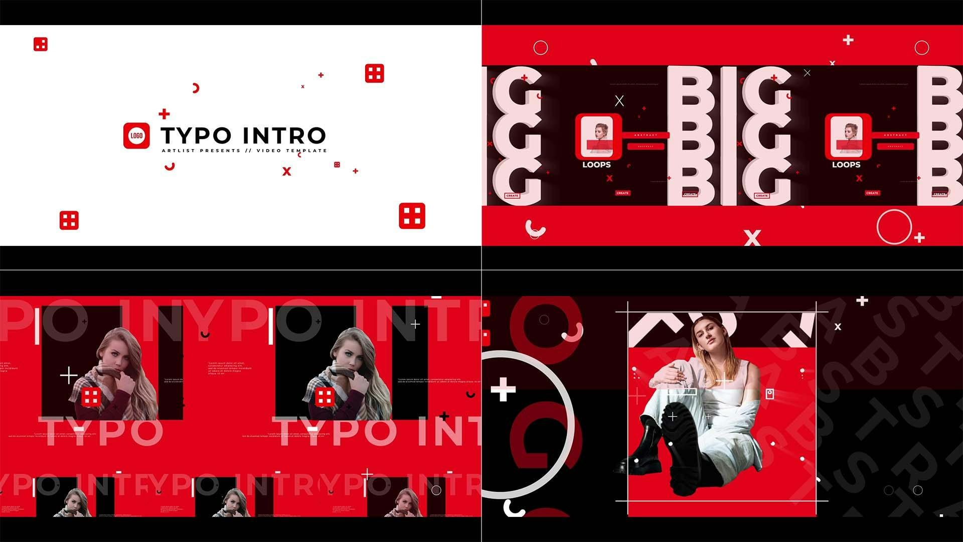 Brand Typo Intro video templates | Artlist
