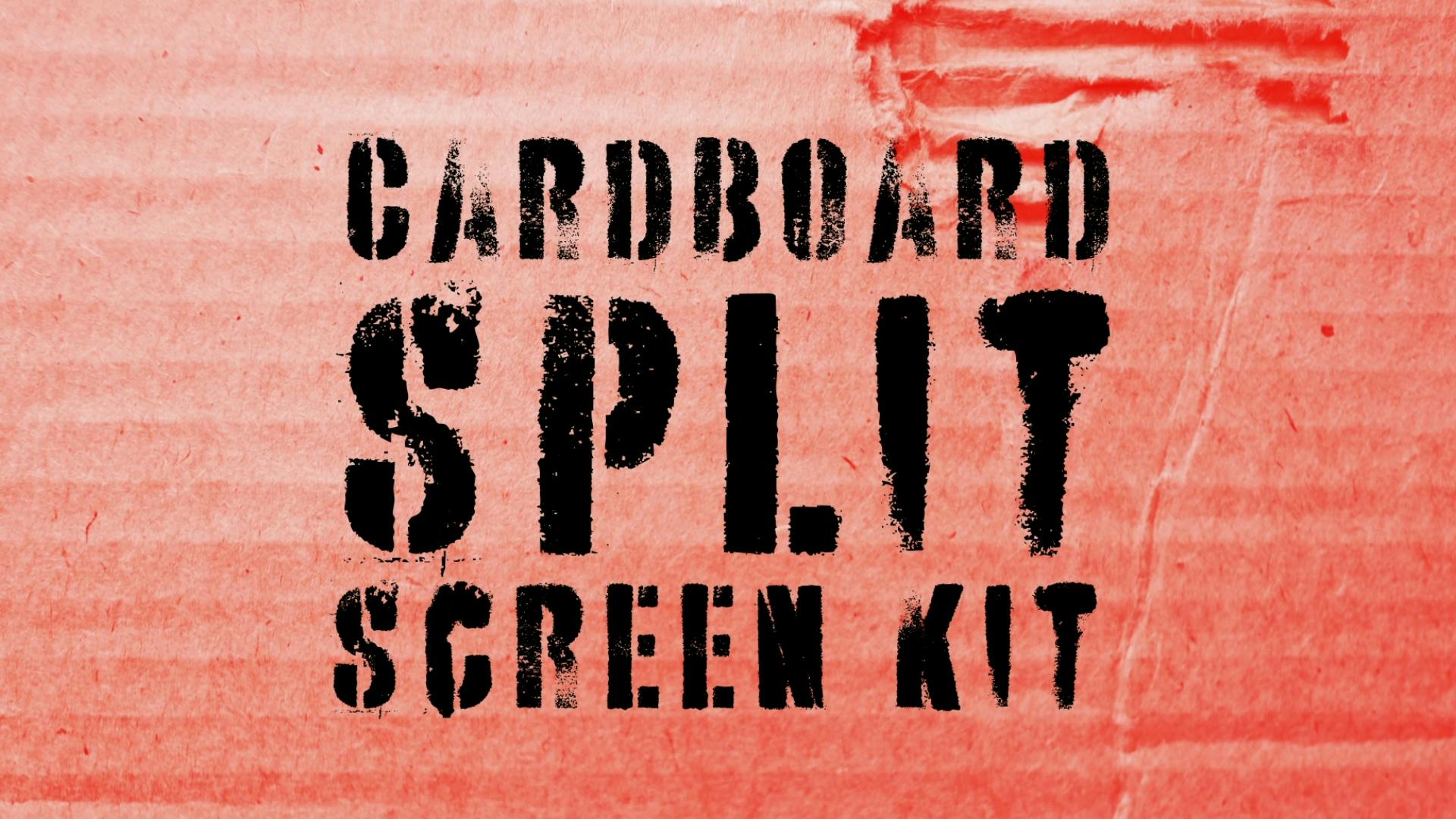 Cardboard Split Screen Kit video templates | Artlist