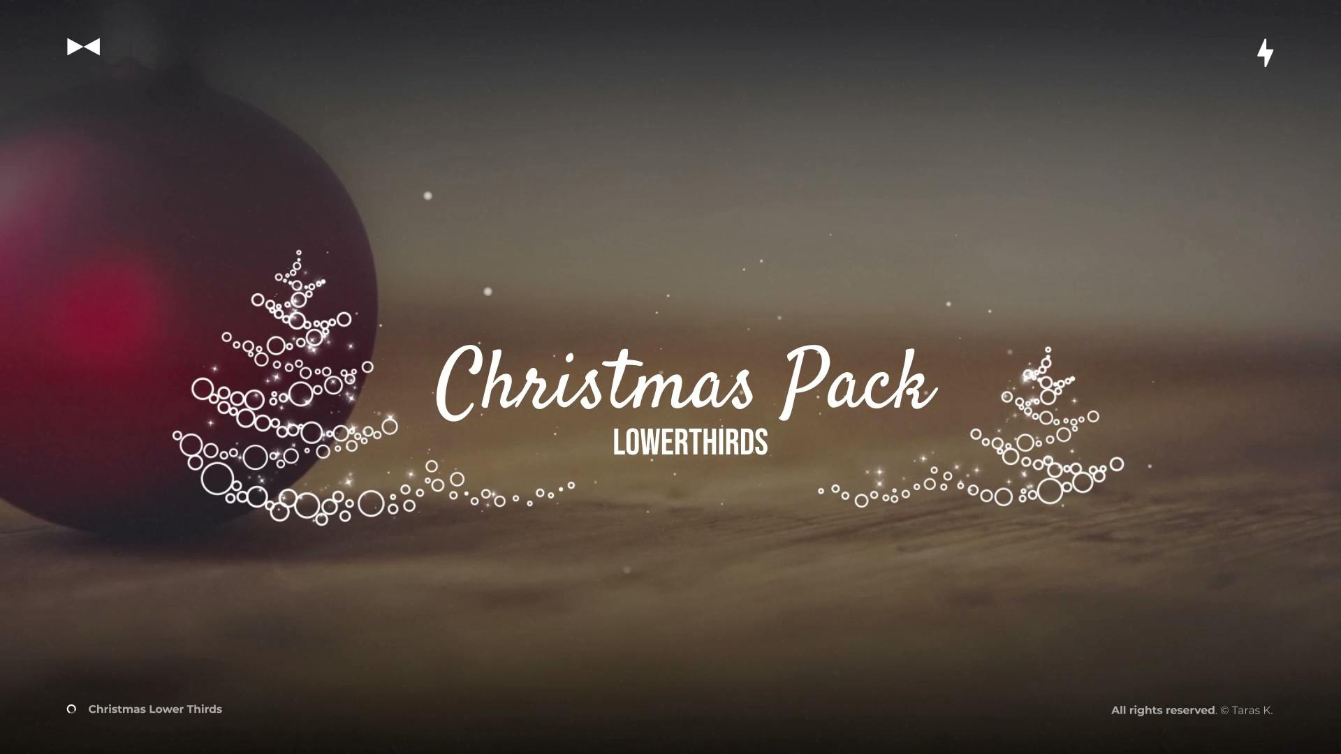 Christmas Lower Thirds video templates | Artlist
