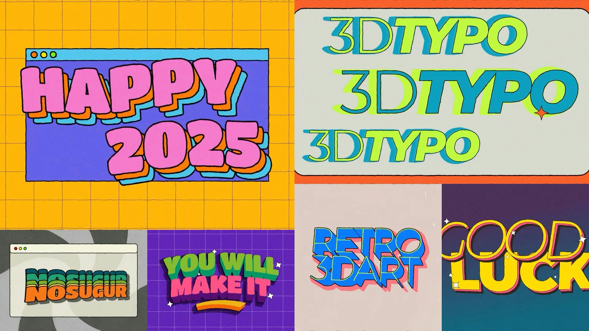 Creative Typo video templates | Artlist