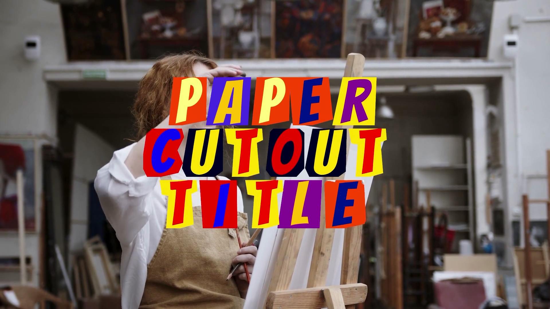 Cutout Paper Titles video templates | Artlist