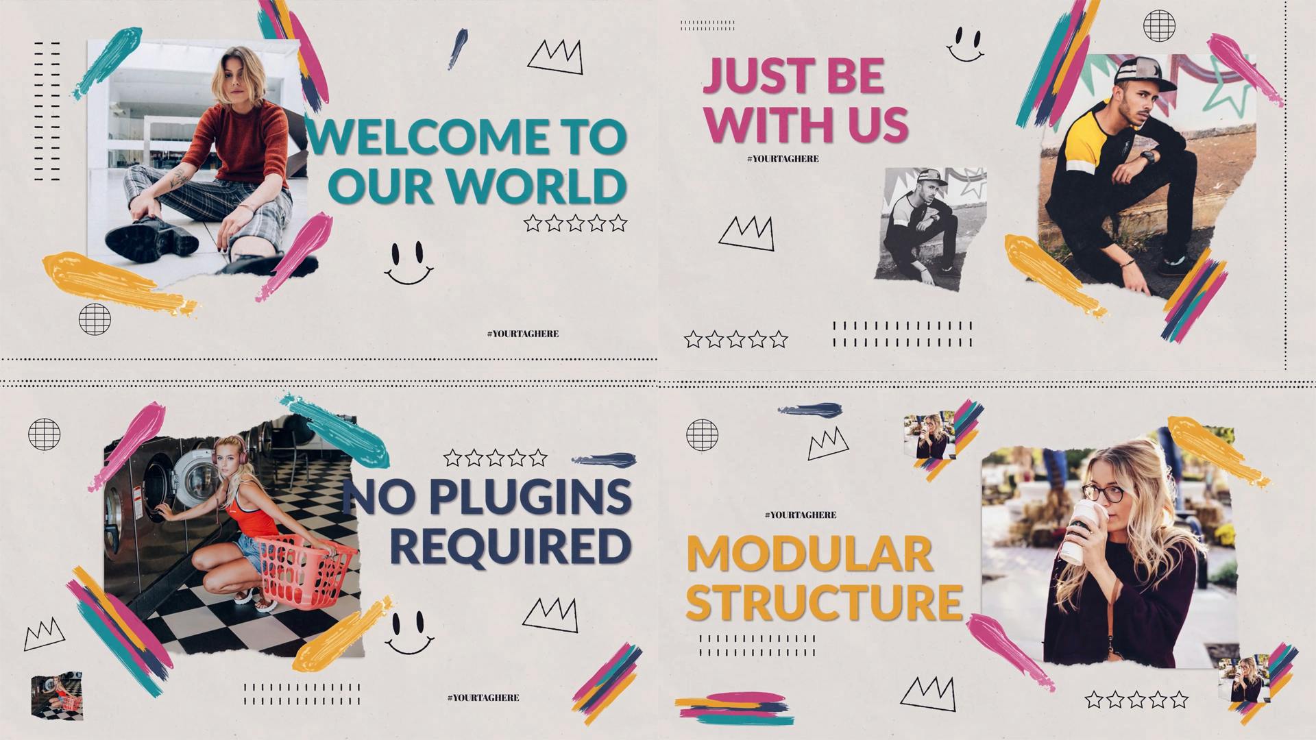 Easy Busy Slides video templates | Artlist