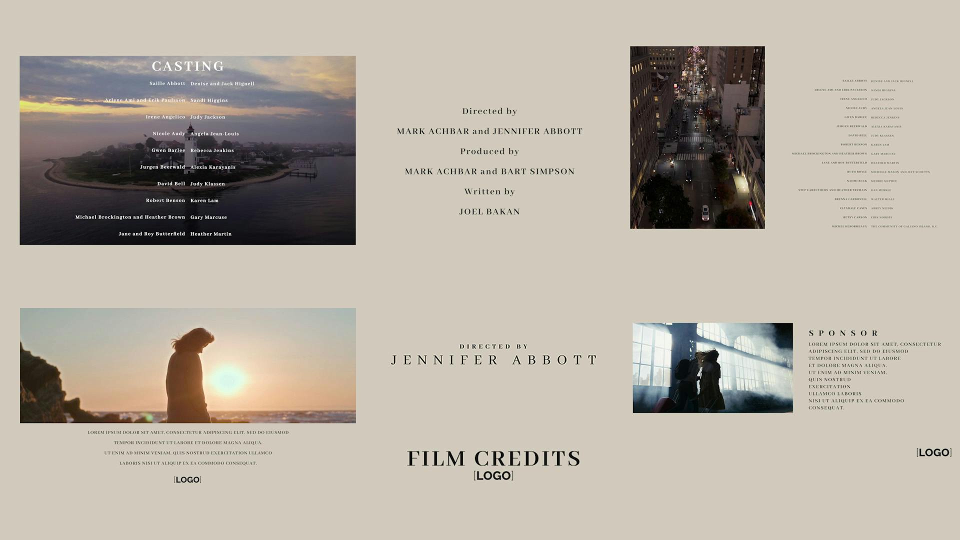 Emotional Movie Credits video templates | Artlist