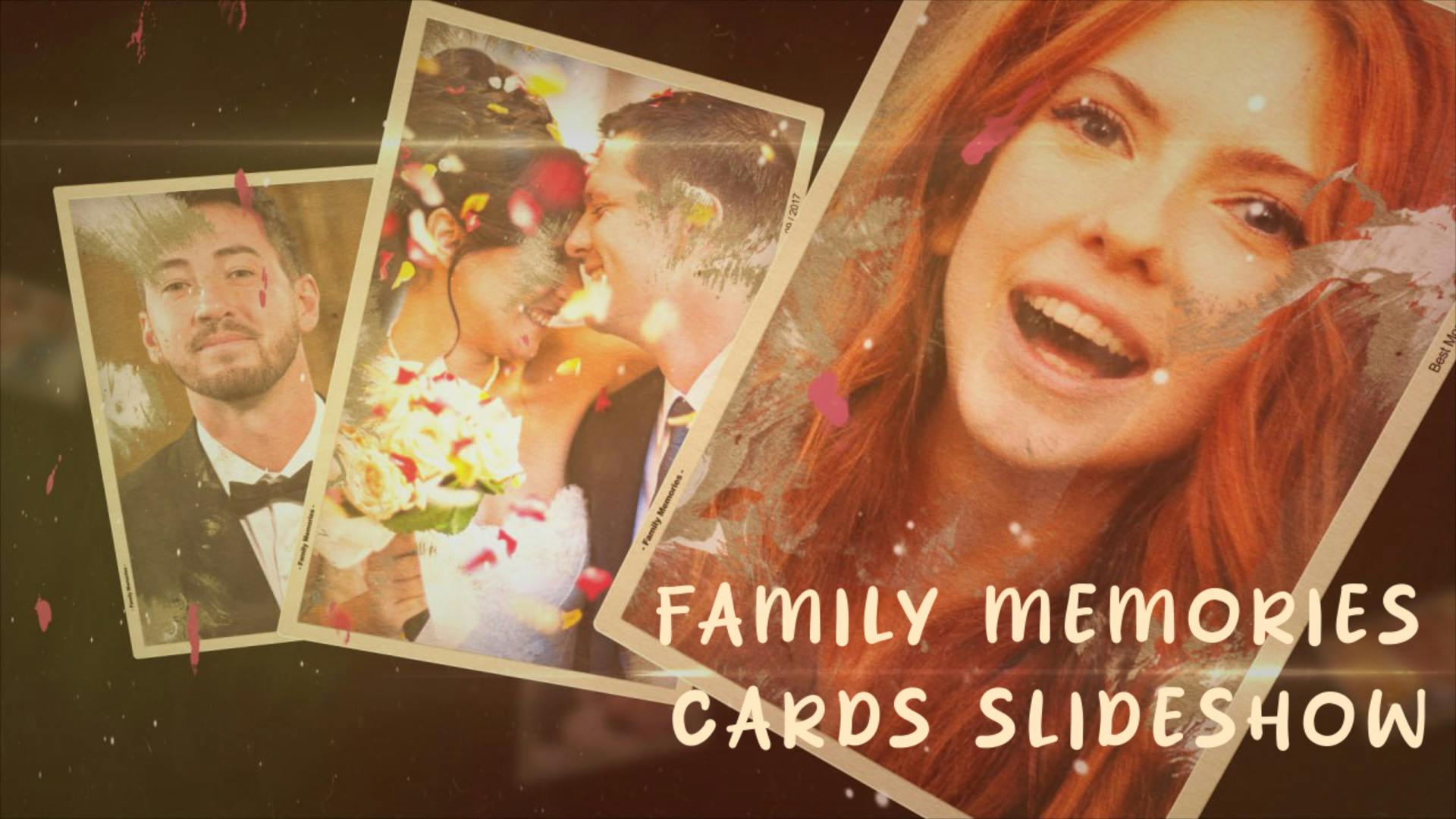 Family Memories Cards Slideshow video templates | Artlist