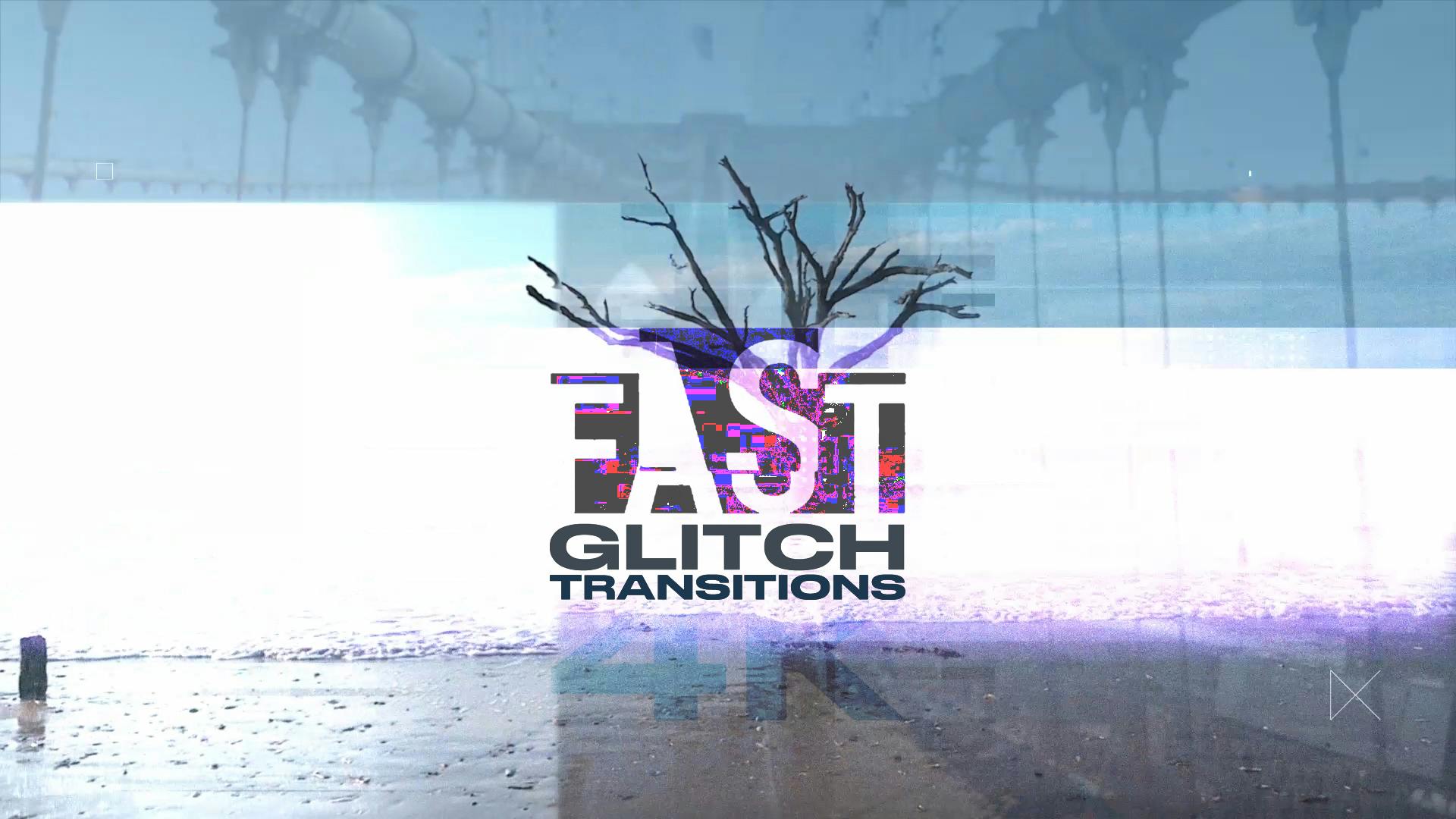 Fast Glitch Transitions video templates | Artlist