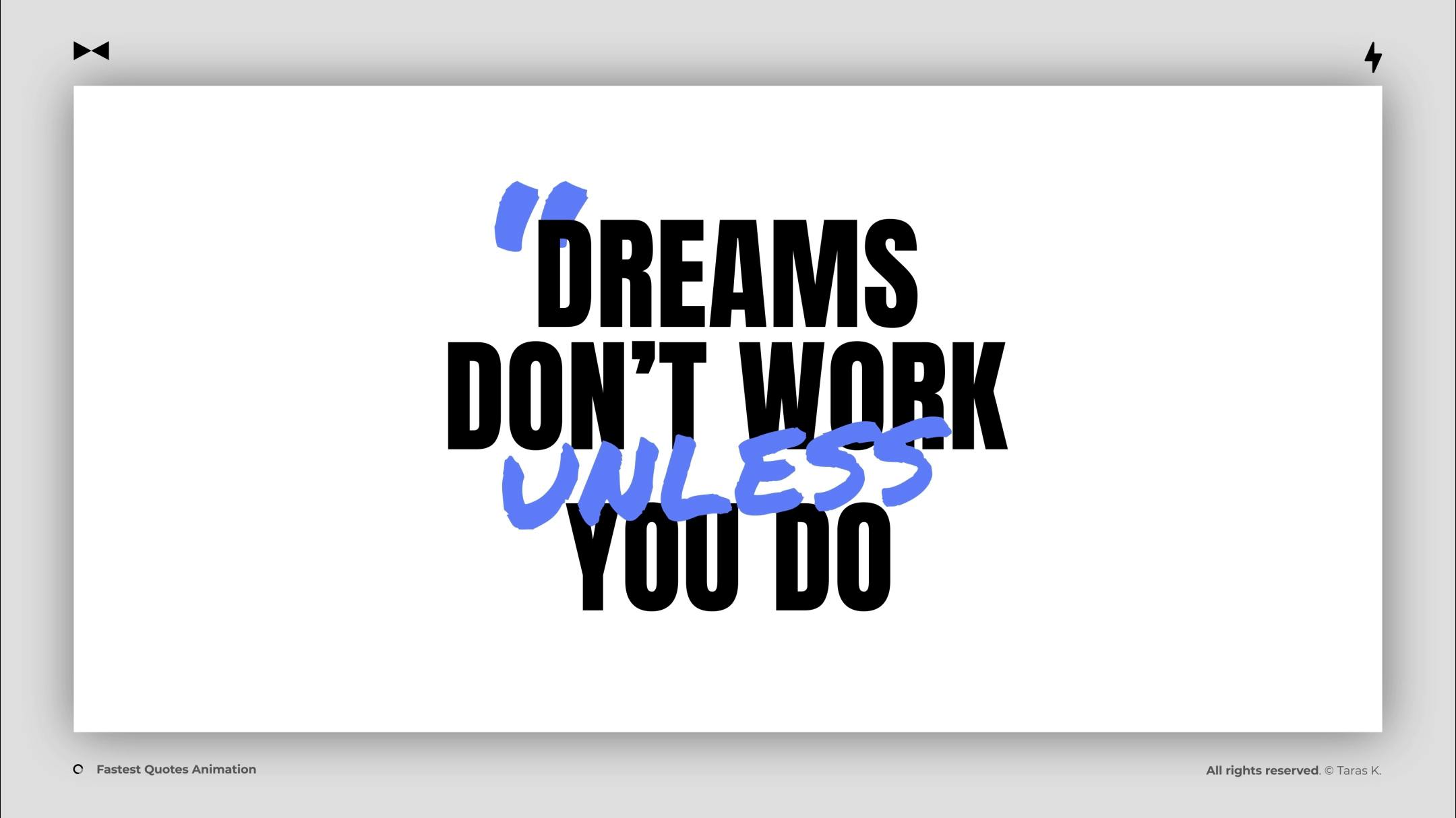 Fastest Quotes Animation video templates | Artlist