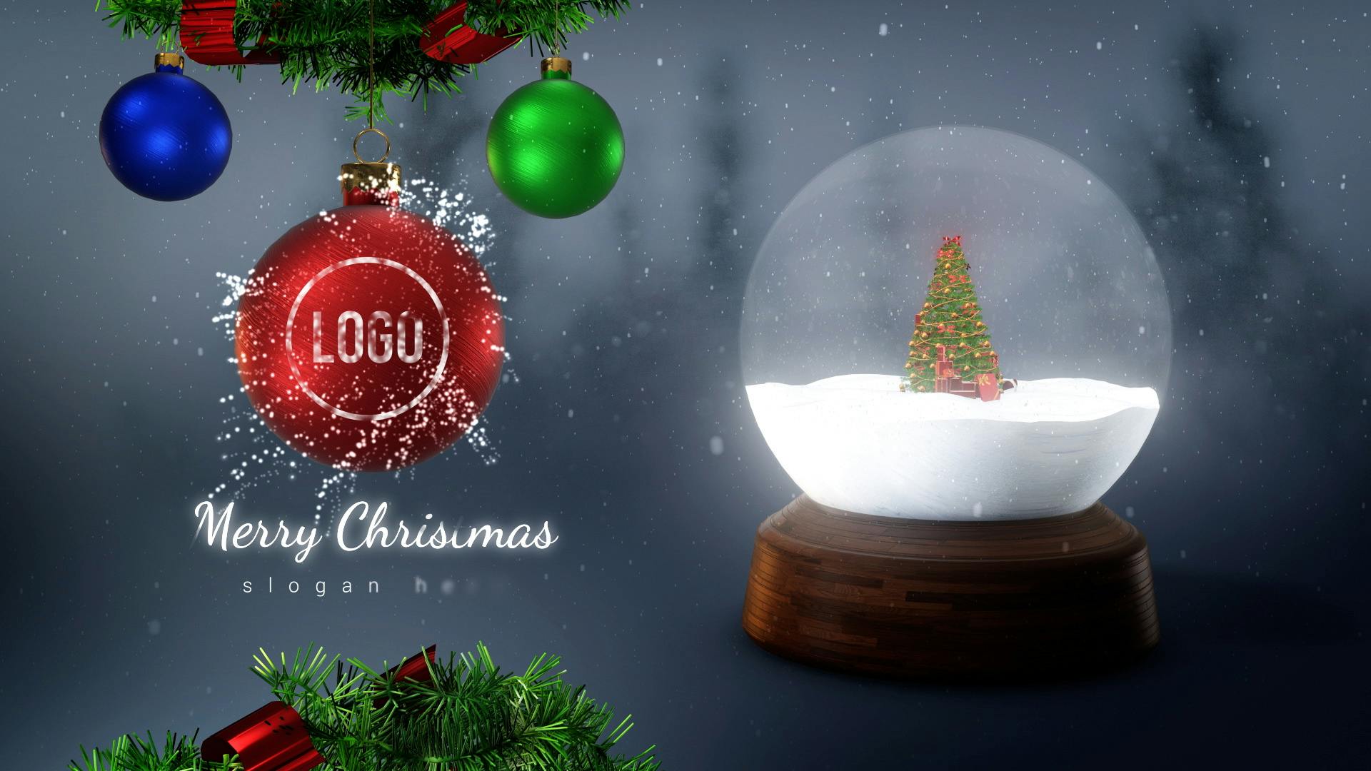 Festive Logo Reveal video templates | Artlist