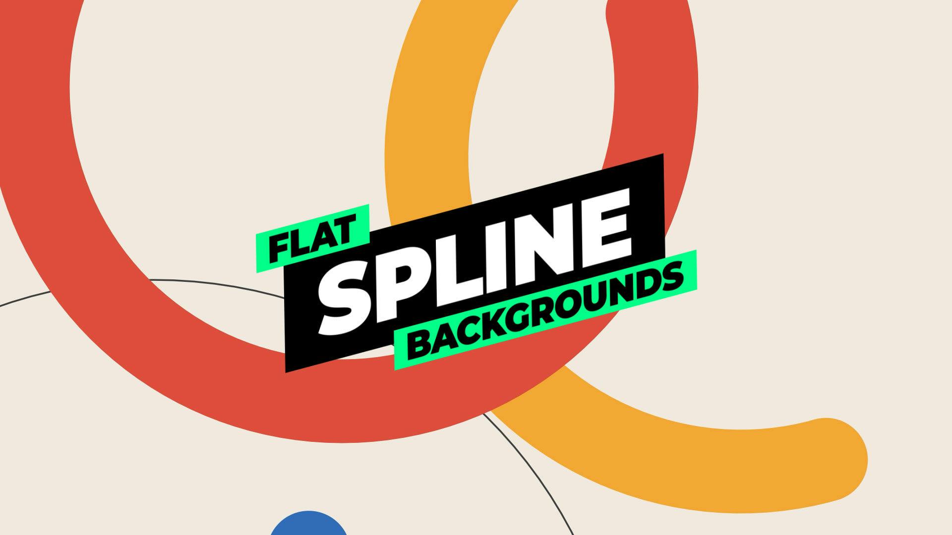 Flat Spline Backgrounds video templates | Artlist