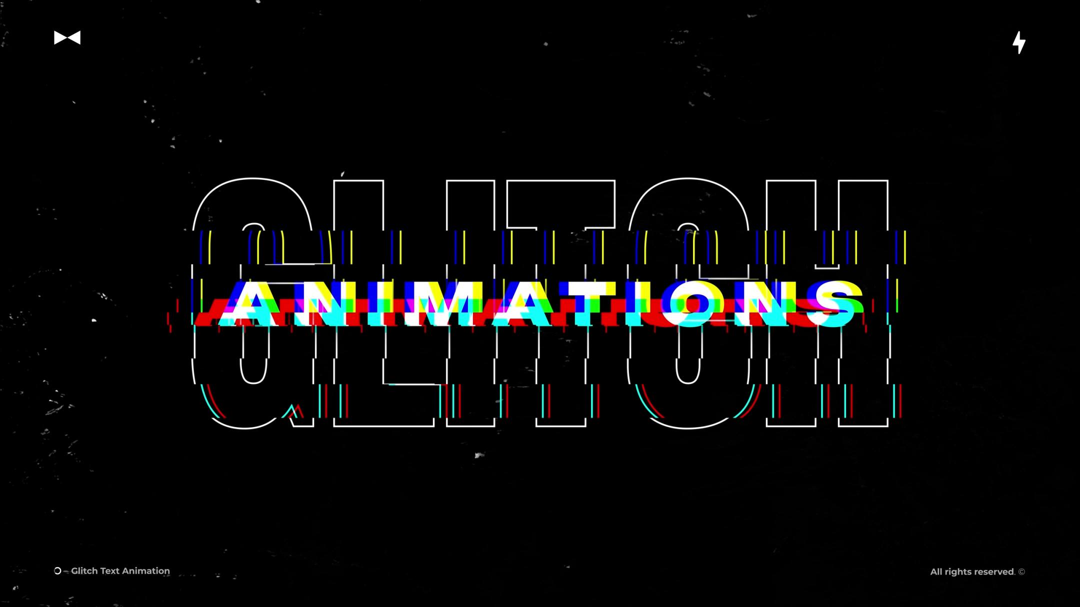 Glitch Text Animation video templates | Artlist