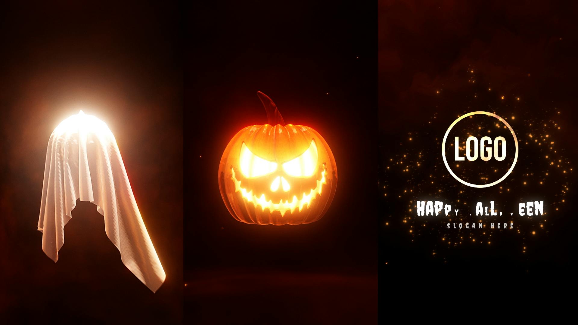 Halloween Logo Reveal video templates | Artlist