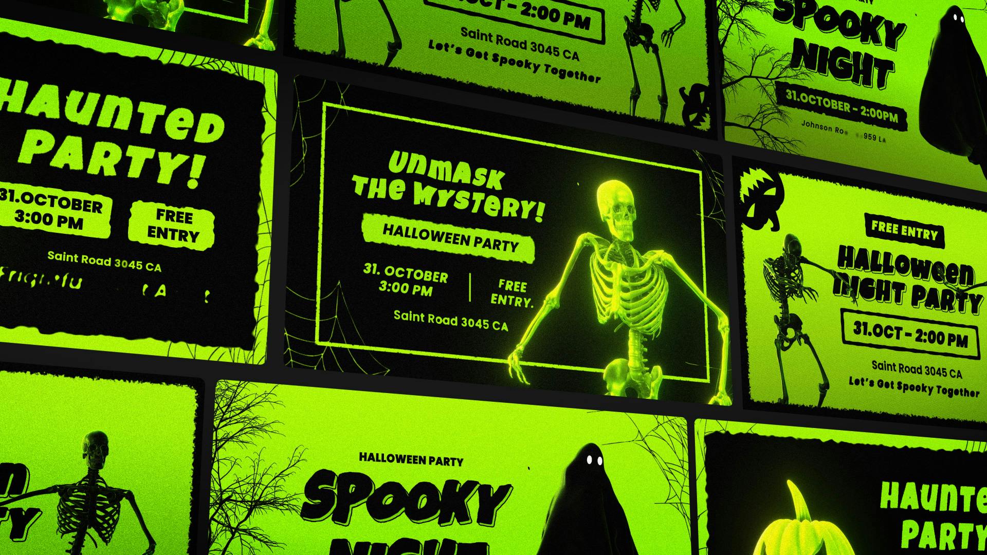 Halloween Mystery Posters video templates | Artlist