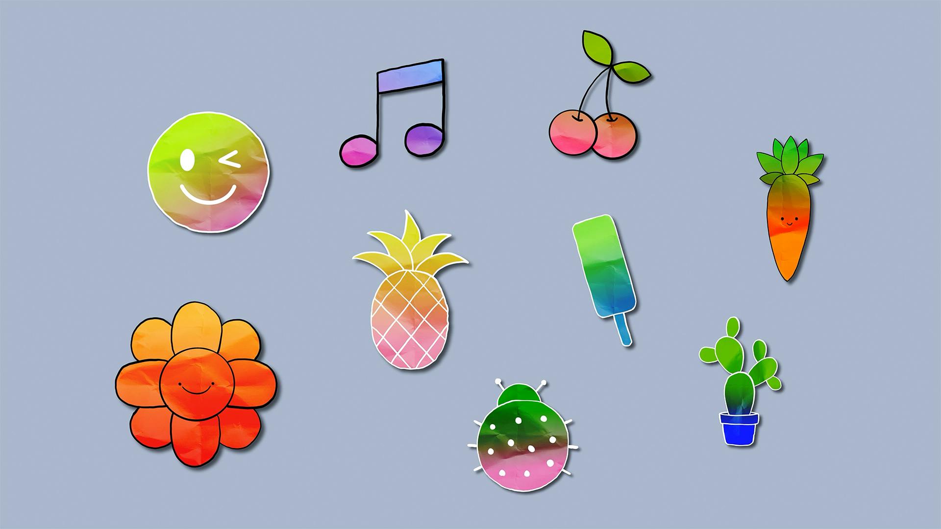 Hand Drawn Cute Sticker video templates | Artlist