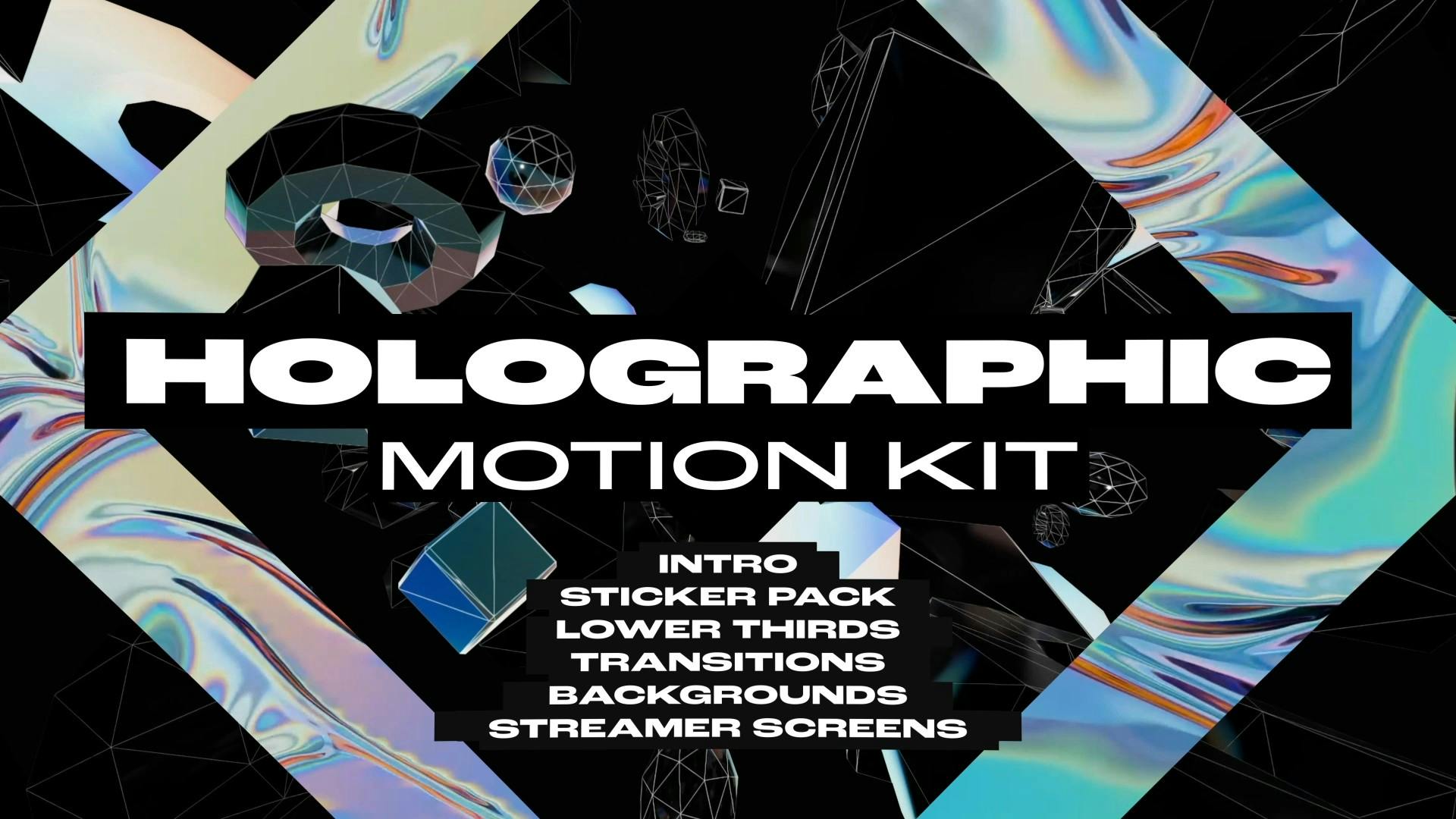 Holographic Motion Kit video templates | Artlist