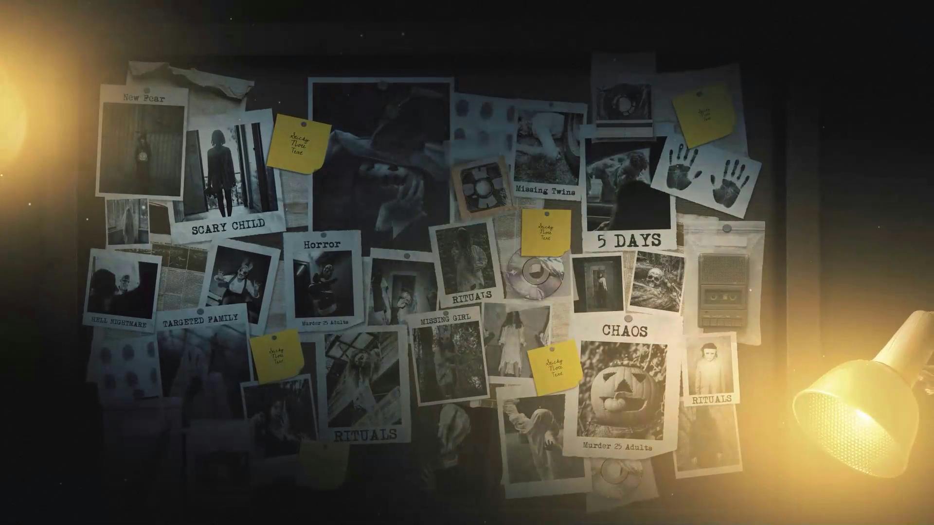 Horror Board video templates | Artlist