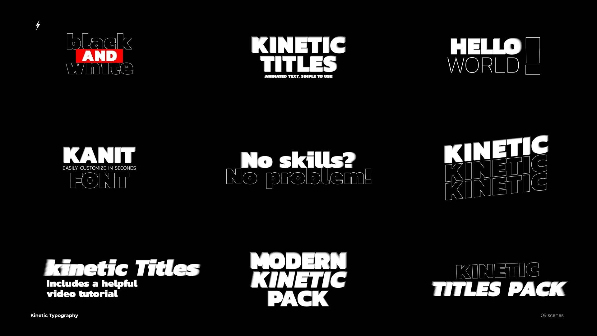 Kinetic Typography video templates | Artlist