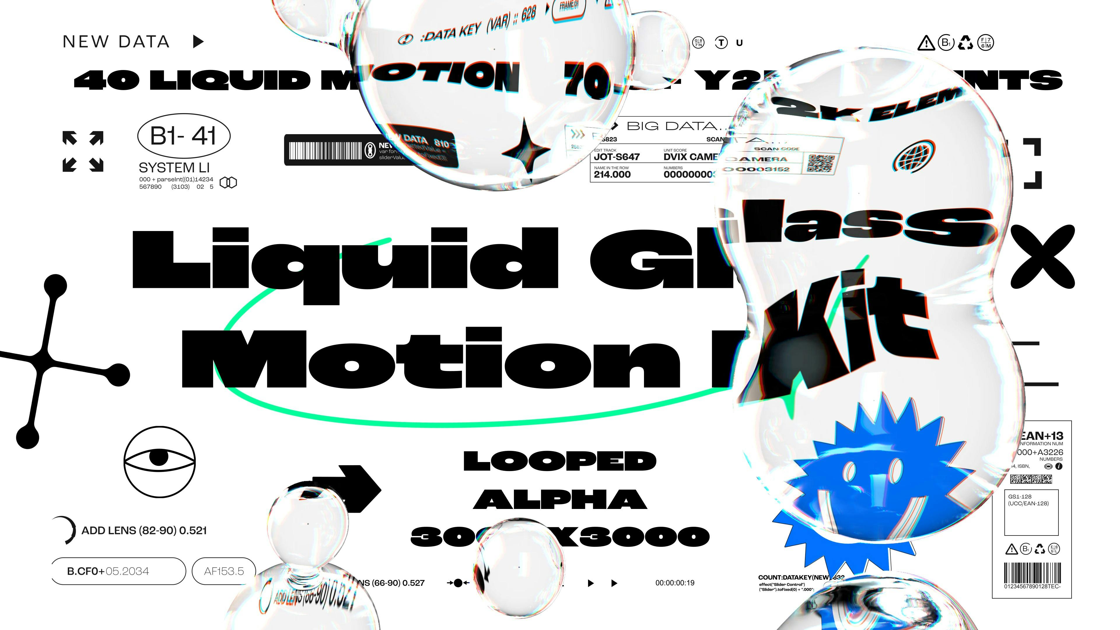 Liquid Glass Motion Kit video templates | Artlist