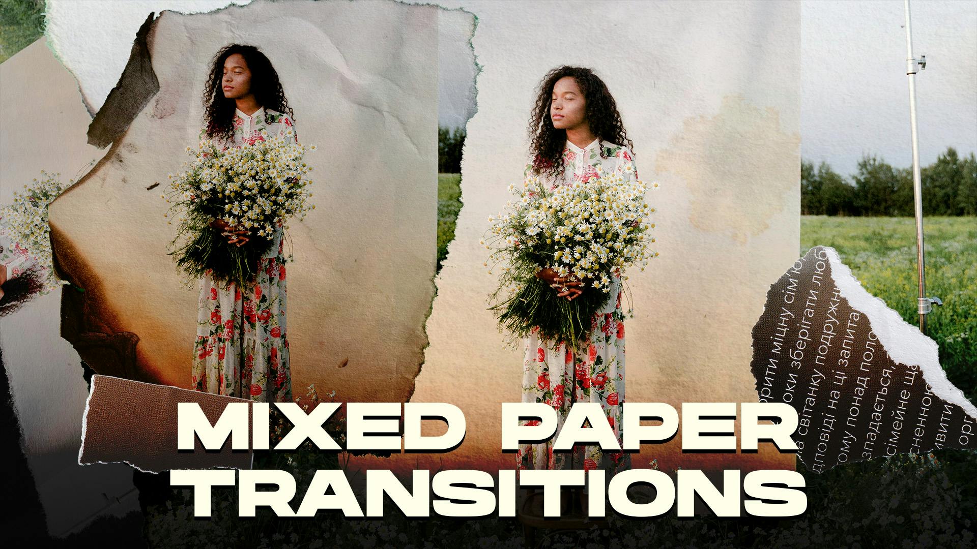 Mixed Paper Transitions video templates | Artlist
