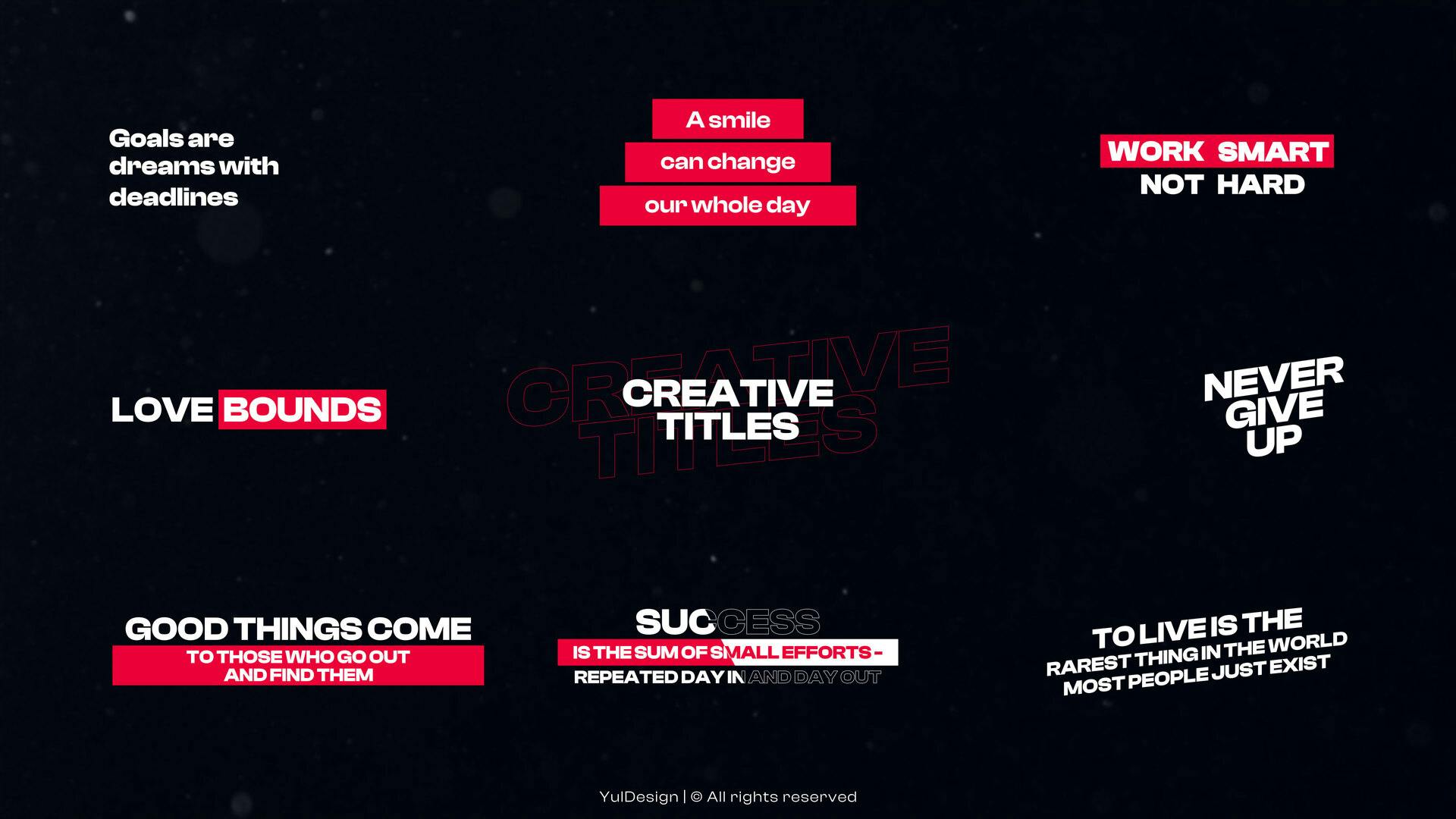 Modern Text Animation video templates | Artlist