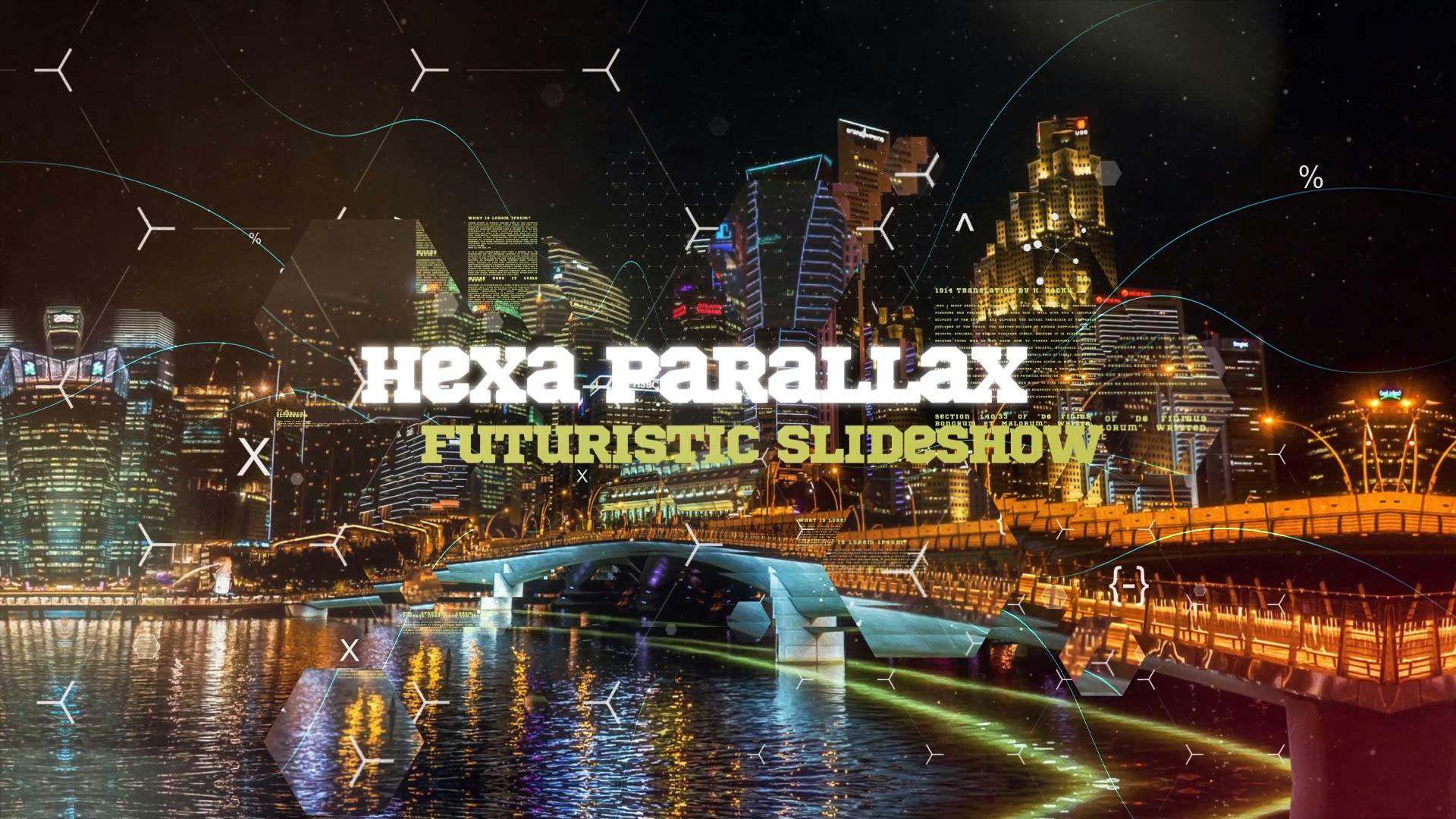 Parallax Futuristic Slideshow video templates | Artlist