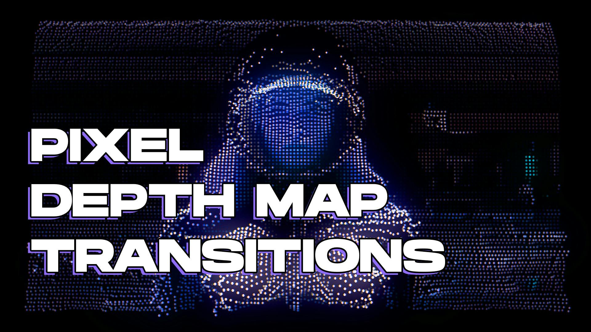 Pixel Depth Map Transitions video templates | Artlist