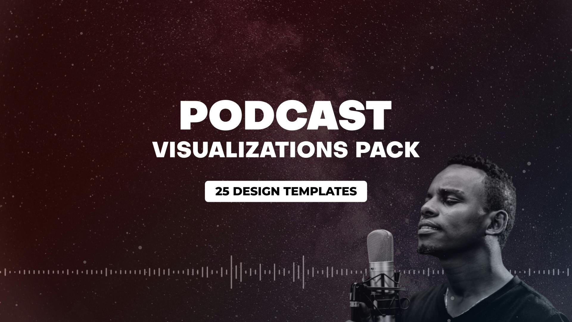 Podcast Audio Visualization Pack video templates | Artlist