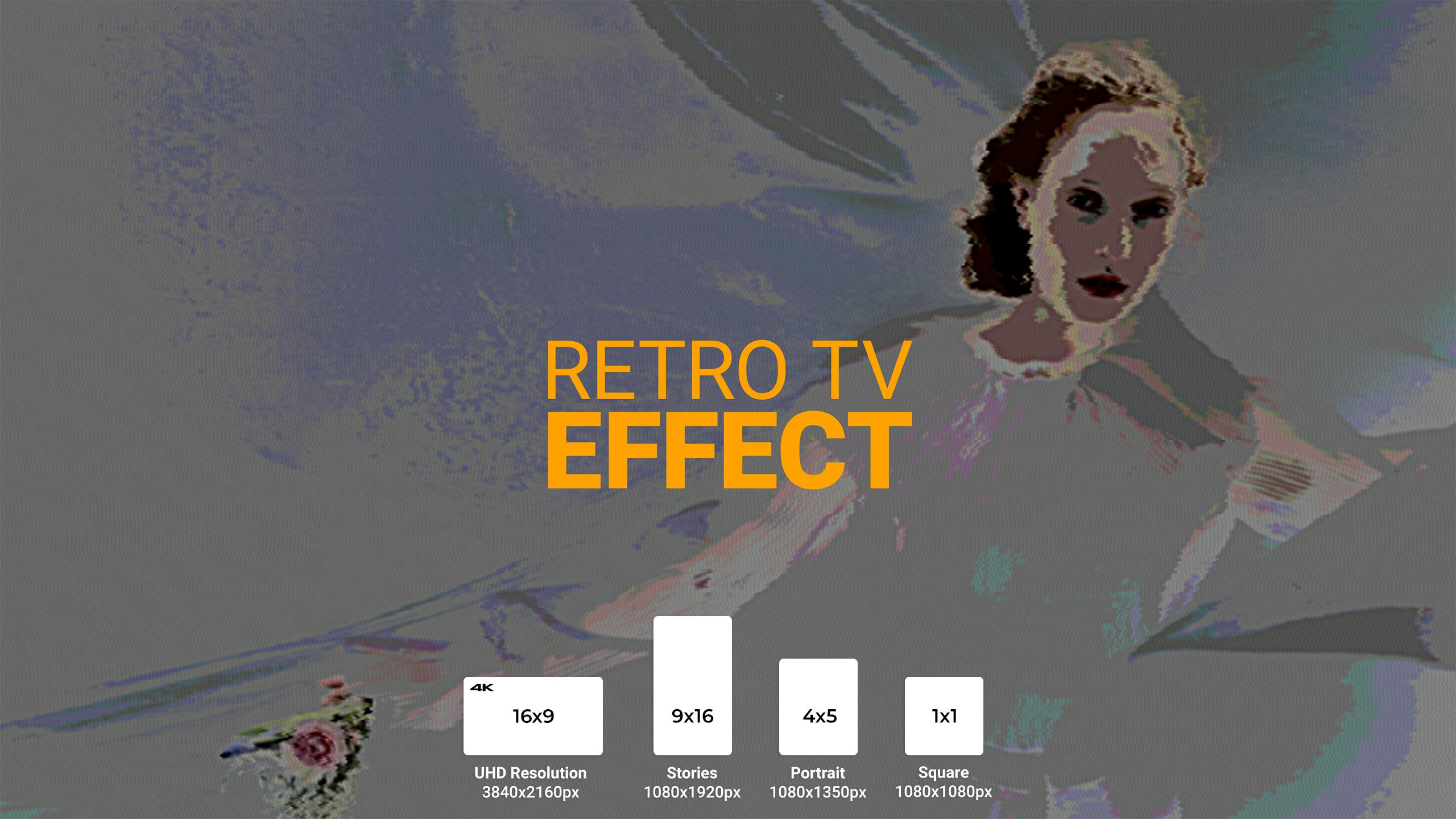 Retro TV Effect video templates | Artlist