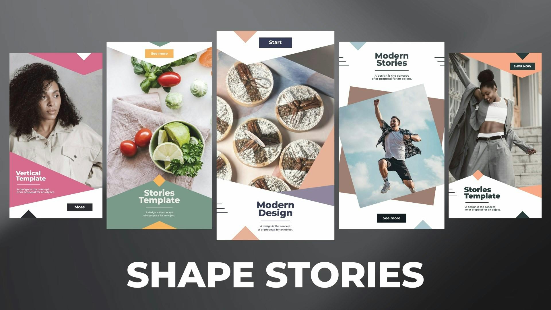 Shape Stories video templates | Artlist