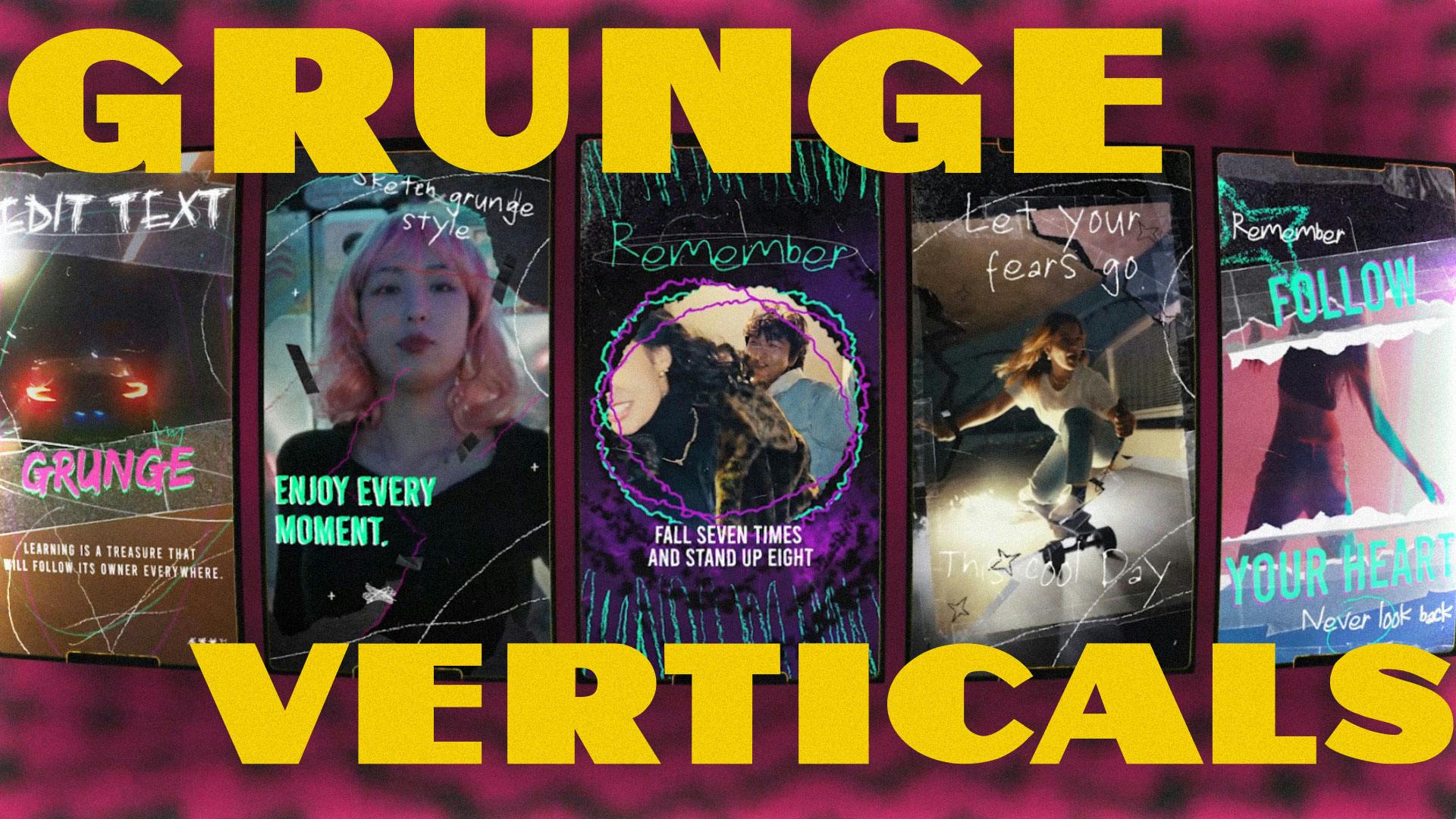 Sketch Grunge Stories video templates | Artlist