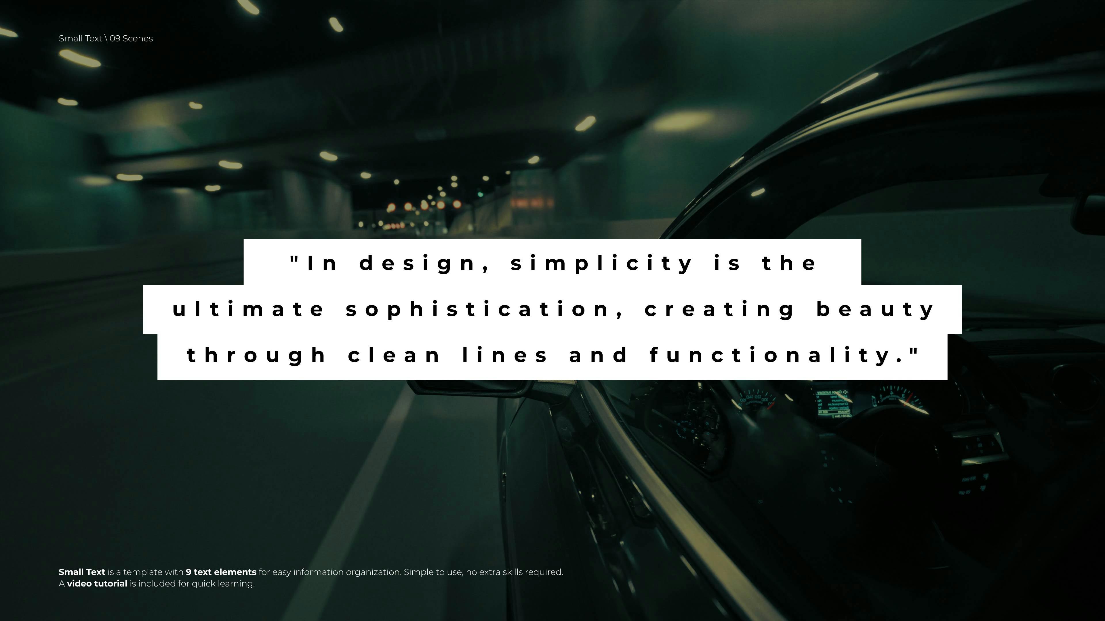 Small Titles video templates | Artlist