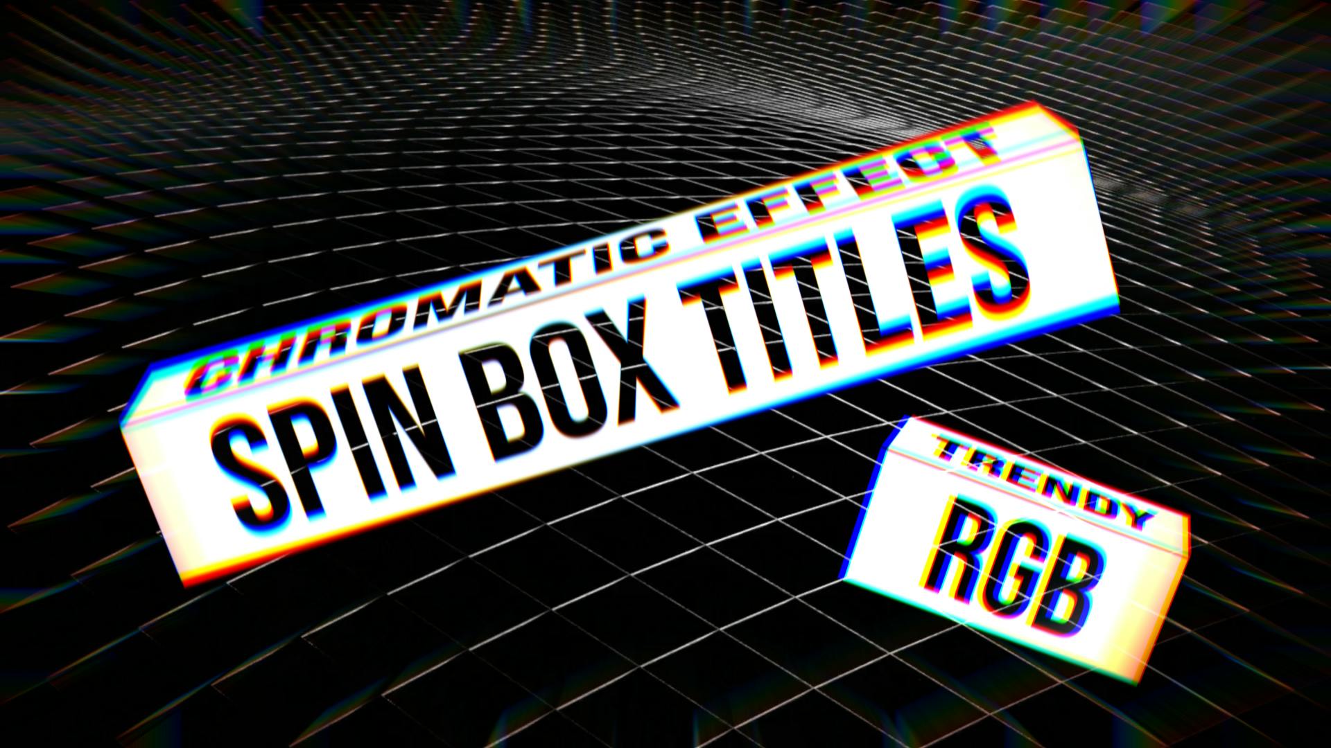Spin Box Titles video templates | Artlist
