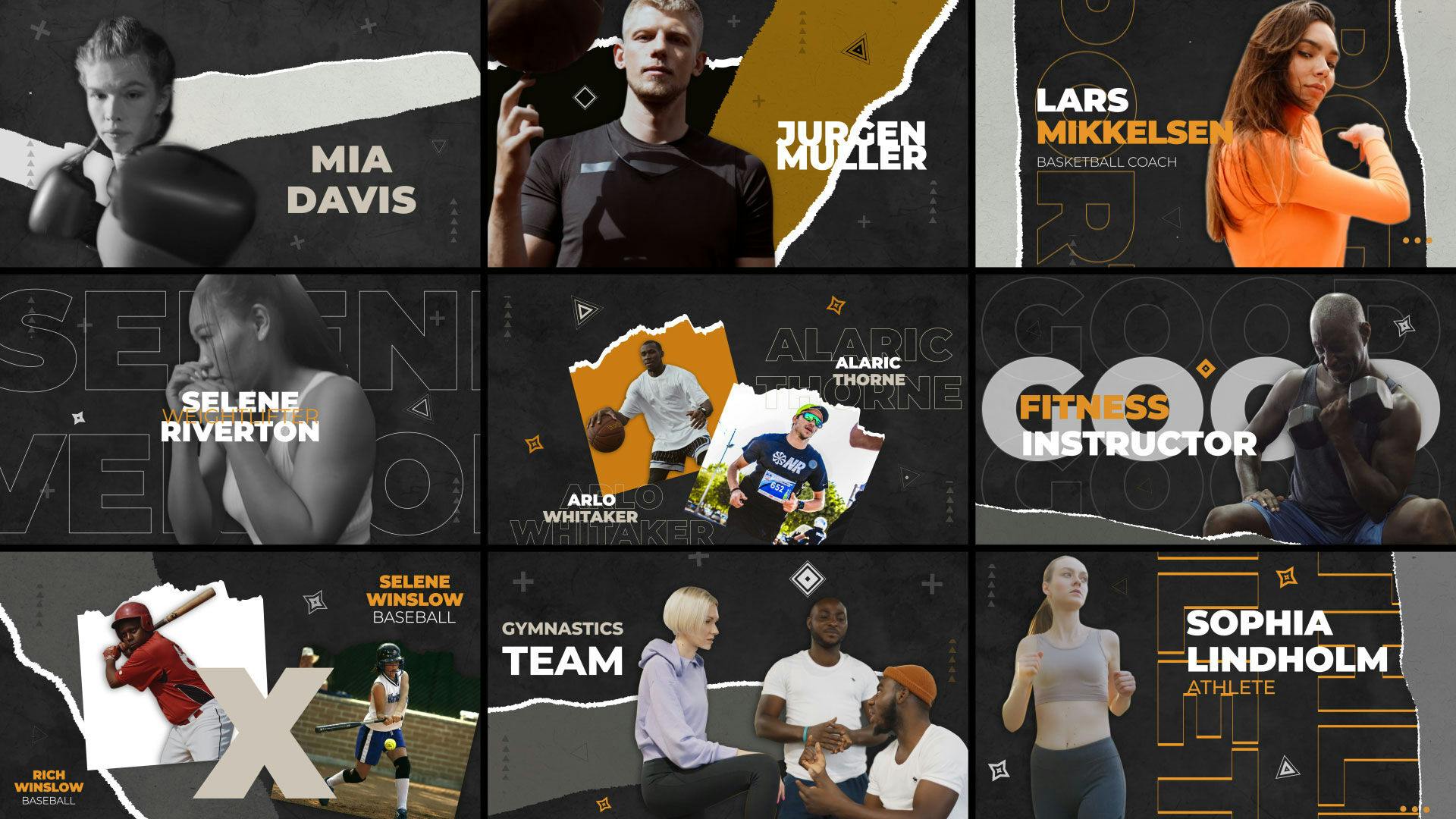 Sports Freeze Frame video templates | Artlist