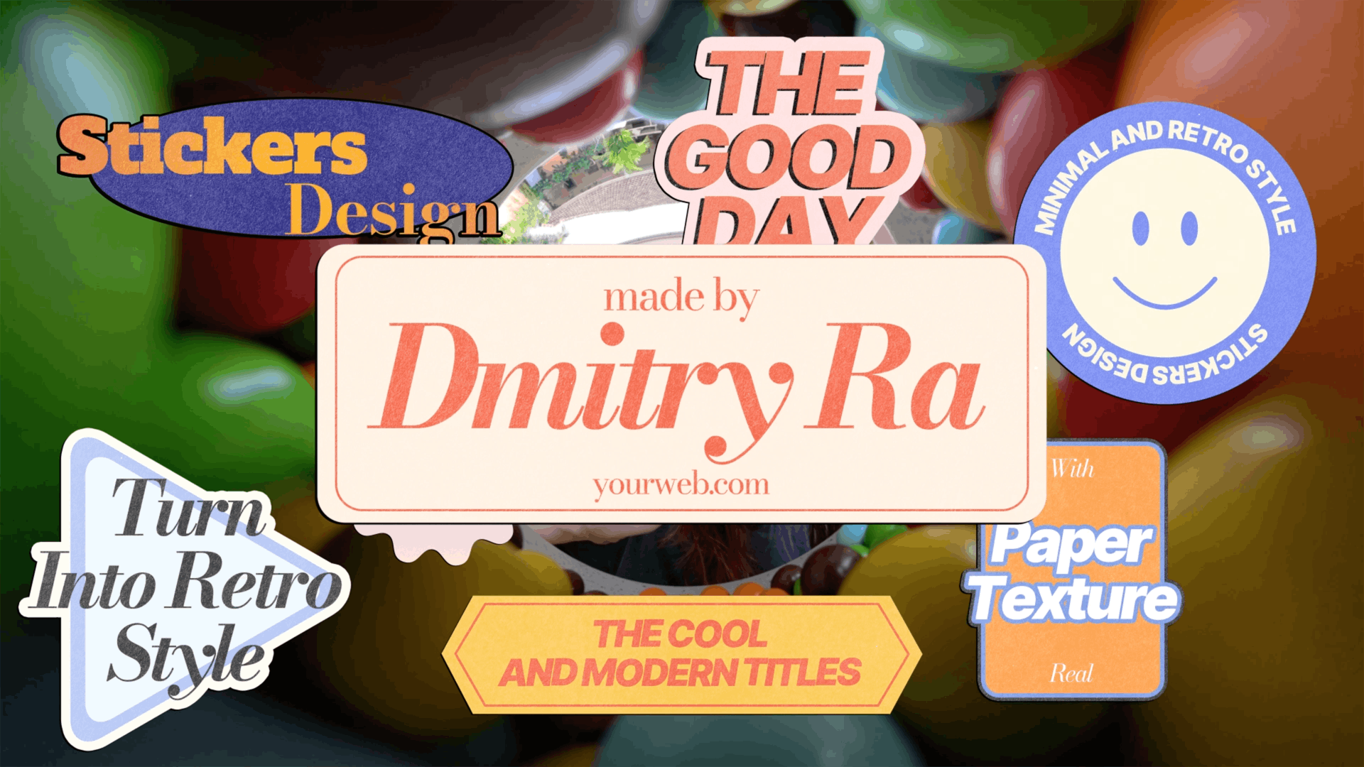 Stickers Titles video templates | Artlist