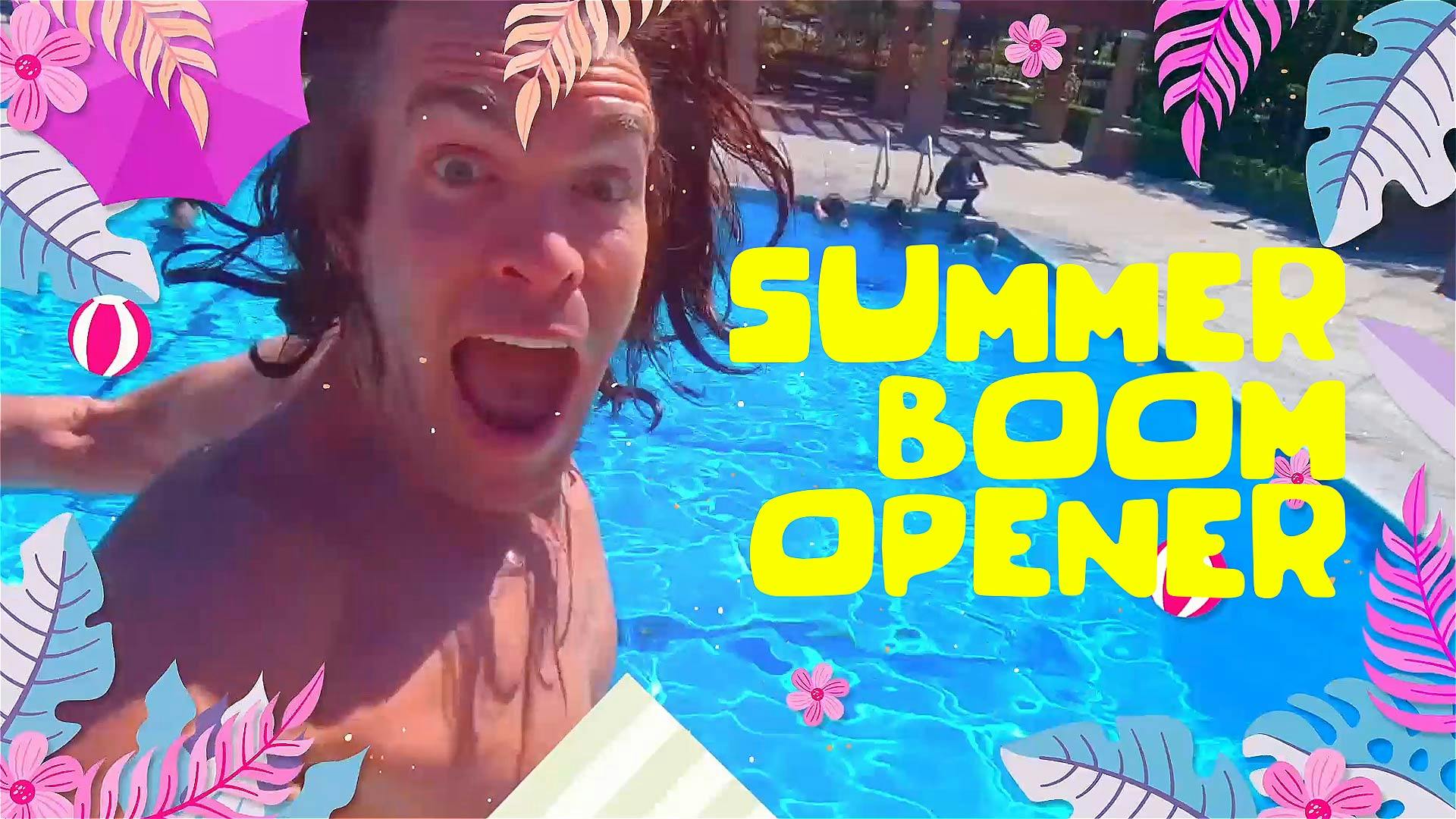 Summer Boom Opener video templates | Artlist