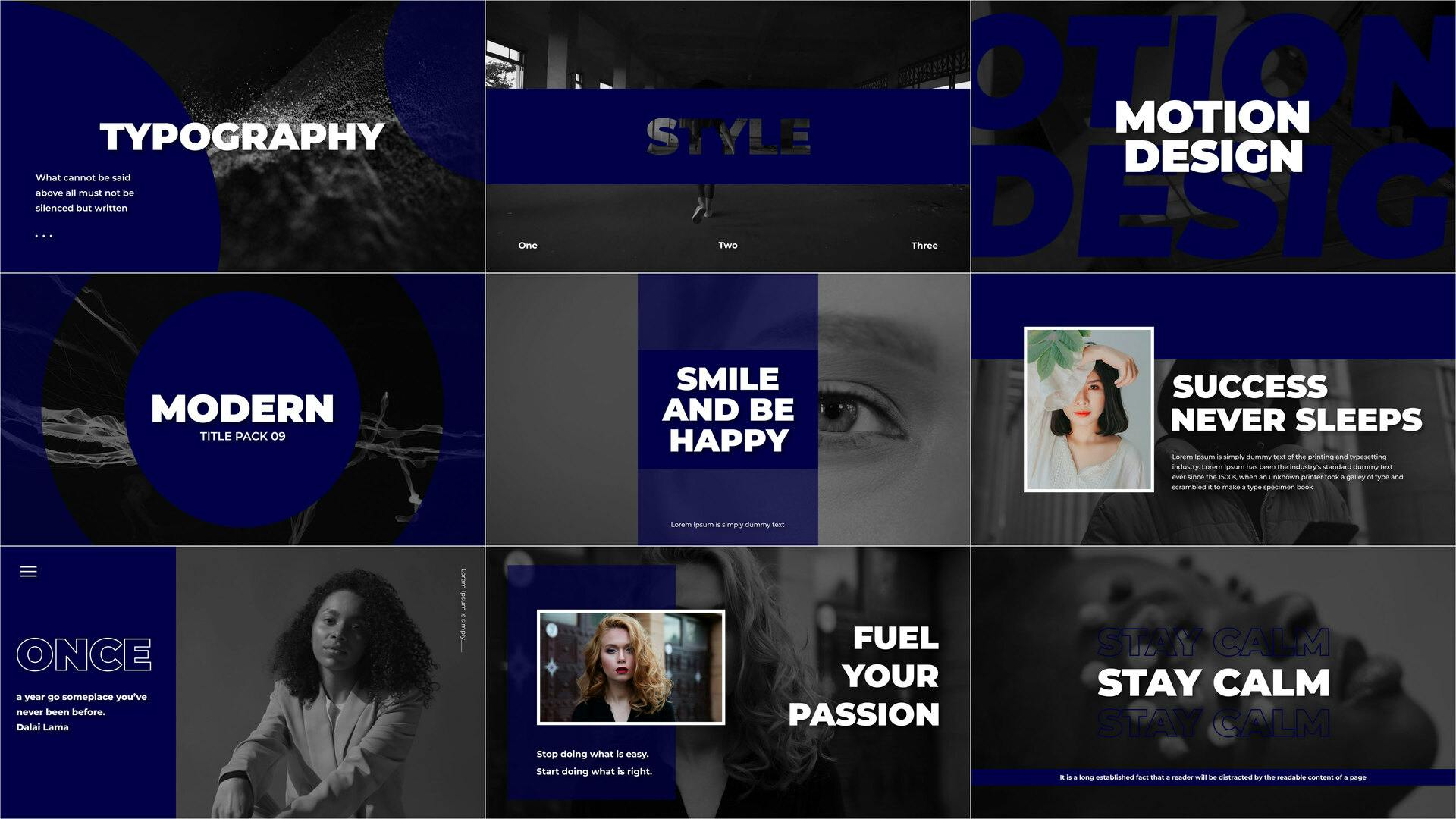 Typography Titles video templates | Artlist