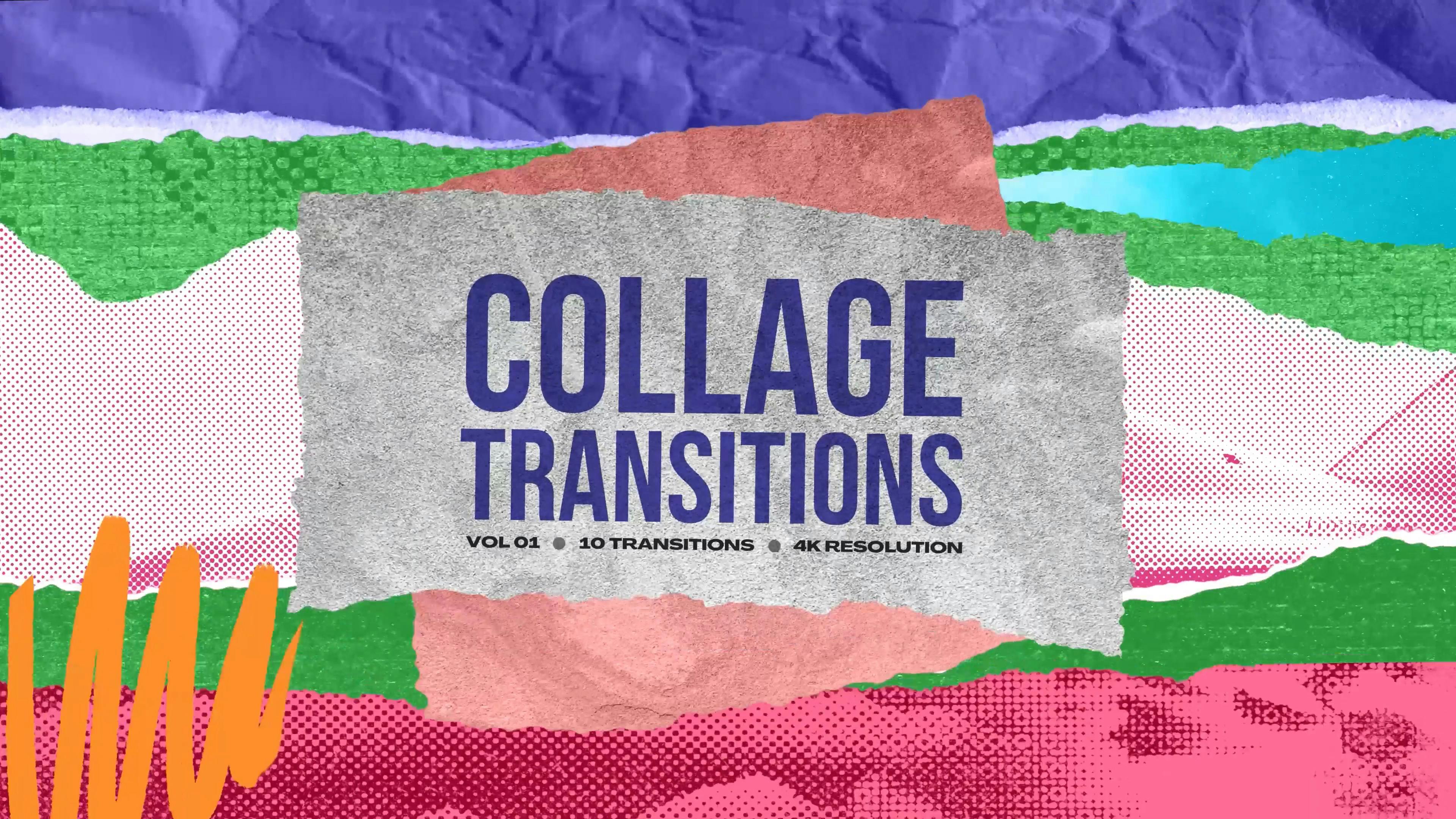 Upbeat Collage Transitions video templates | Artlist