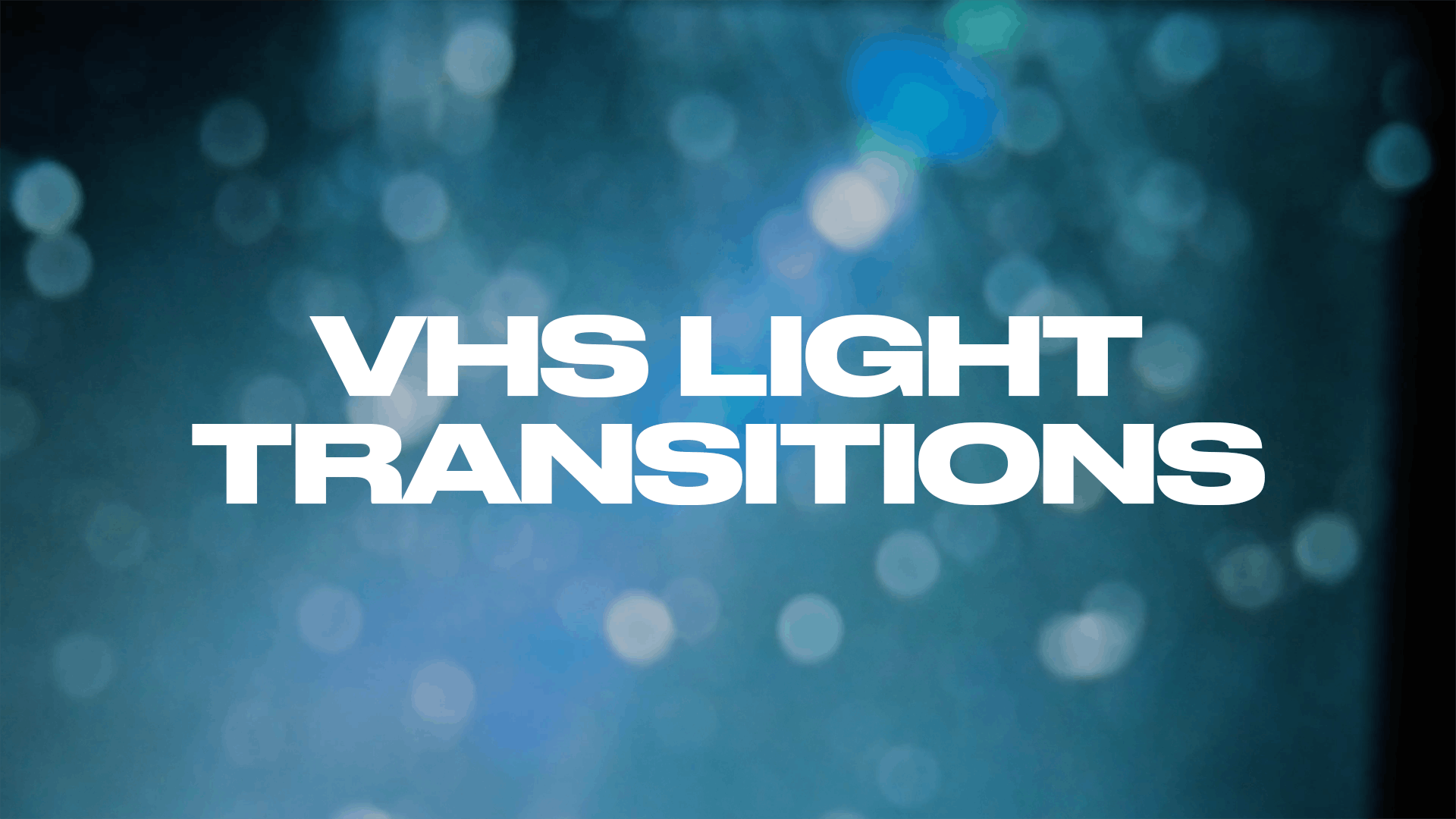 VHS Light Transitions video templates | Artlist