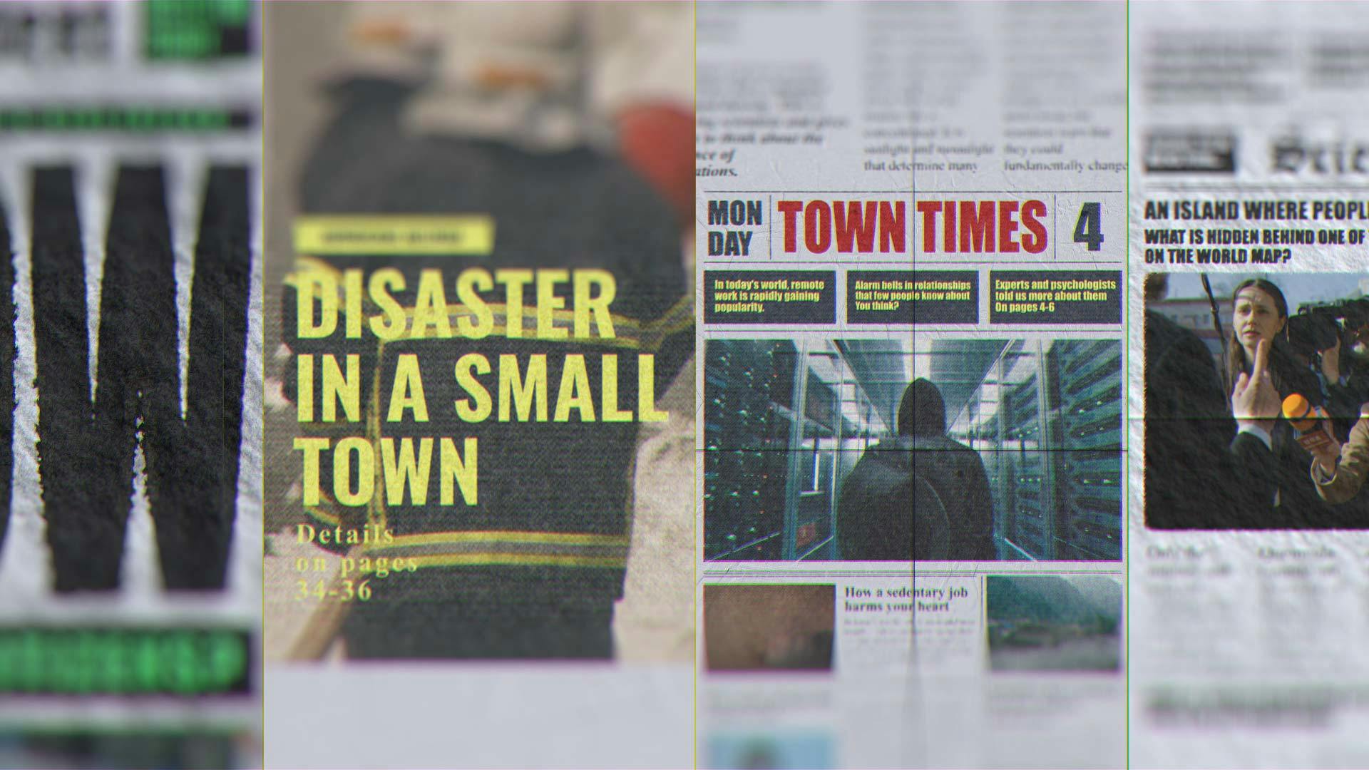 Vertical Newspaper Package video templates | Artlist