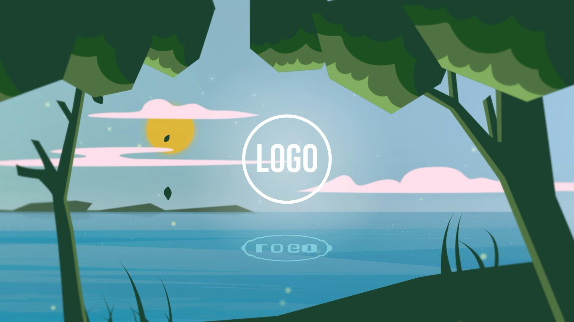 Nature Parallax Logo Reveal video templates | Artlist
