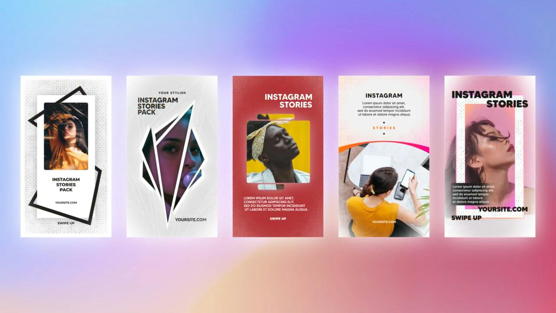 Shape Design Stories video templates | Artlist