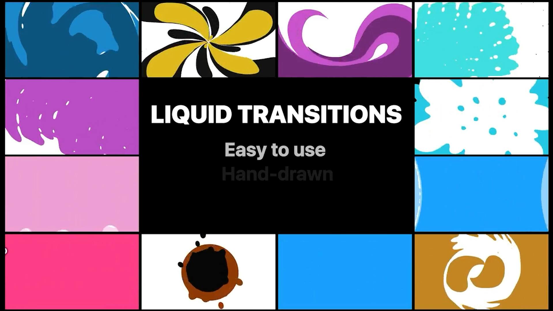 Liquid Motion Transitions Pack video templates | Artlist
