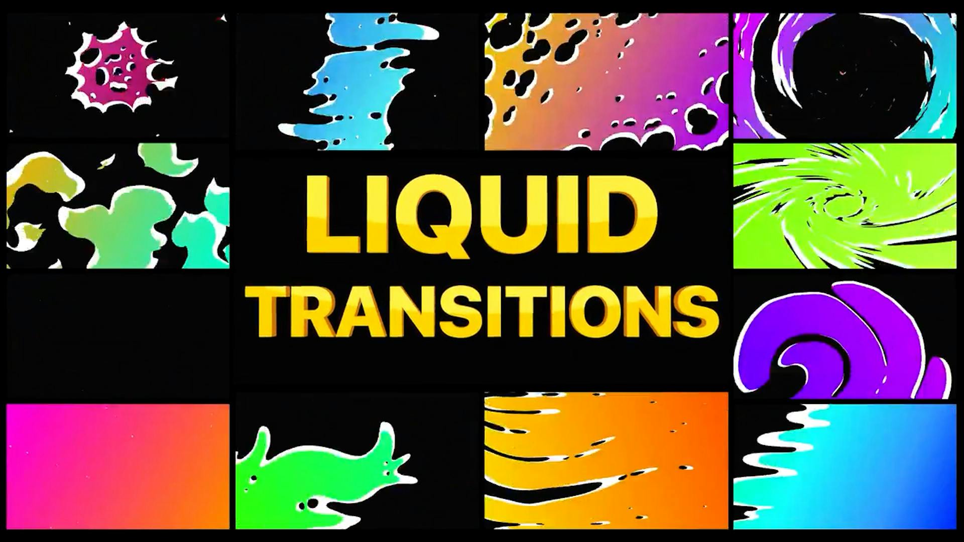 Gradient Liquid Transitions video templates | Artlist