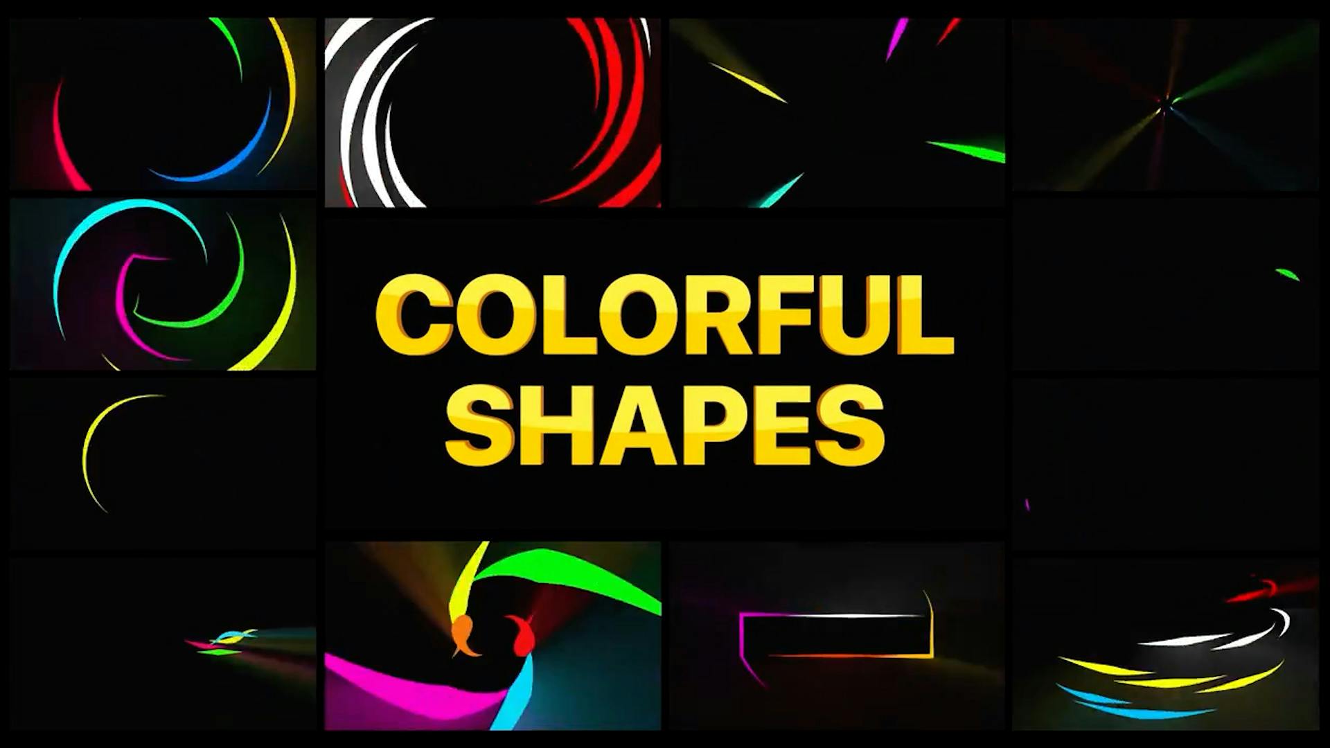 Colorful Shapes video templates | Artlist