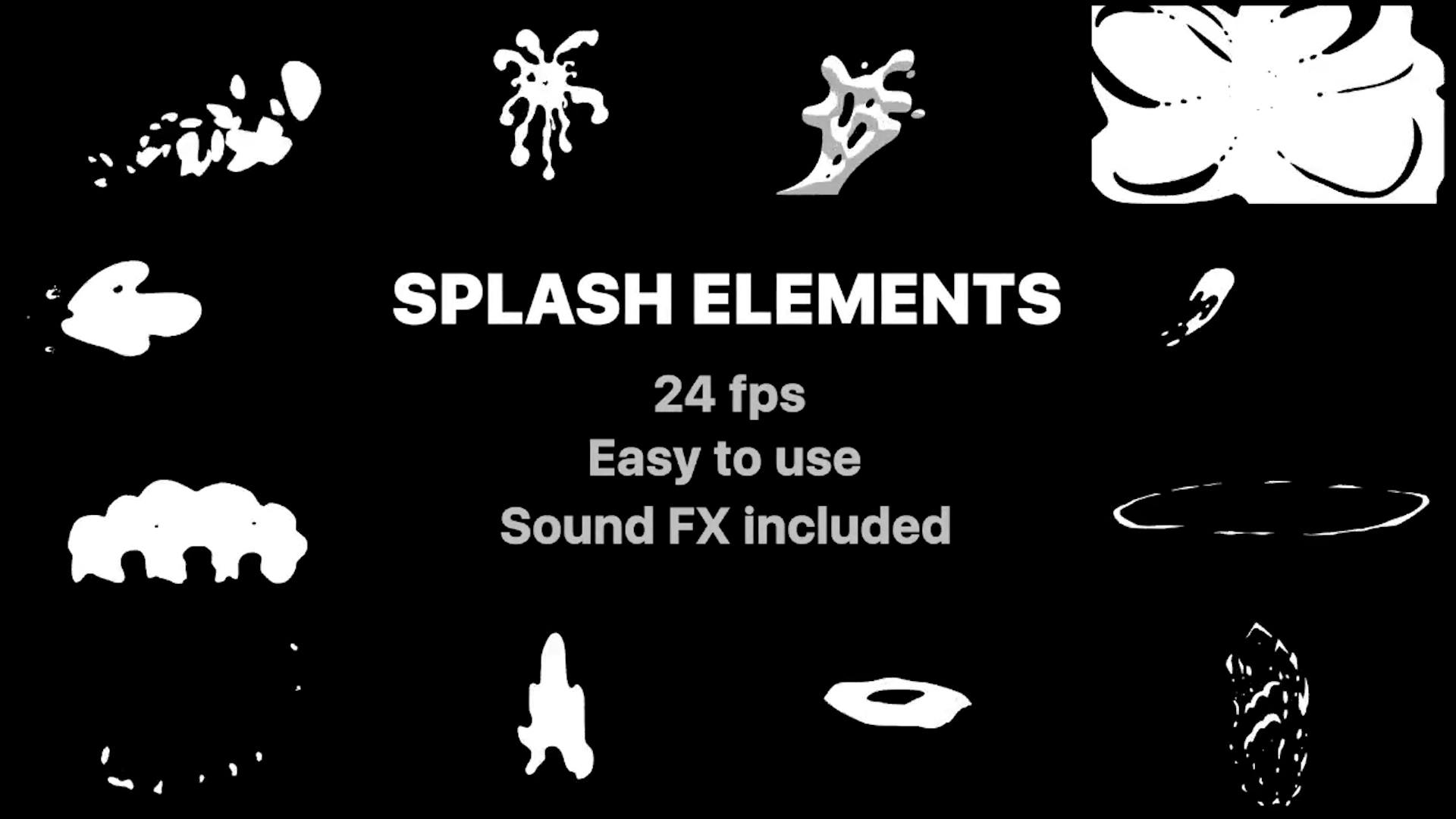 Splash Elements video templates | Artlist