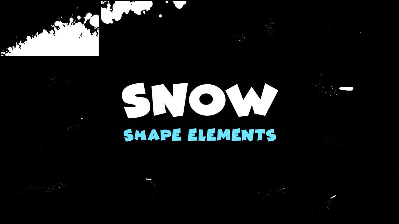 Magic Snow Elements video templates | Artlist
